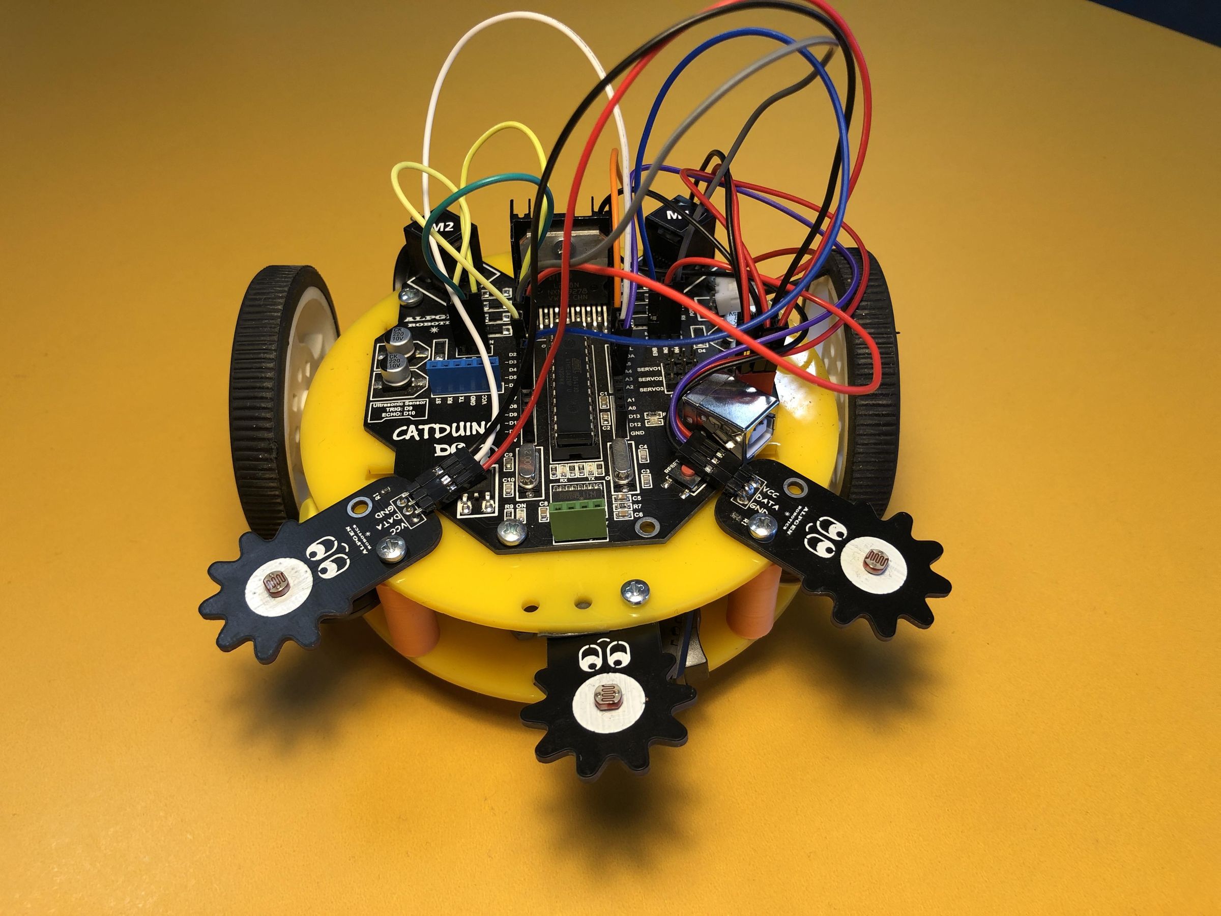Arduino Light Following Robot With Catduino : 9 Steps - Instructables