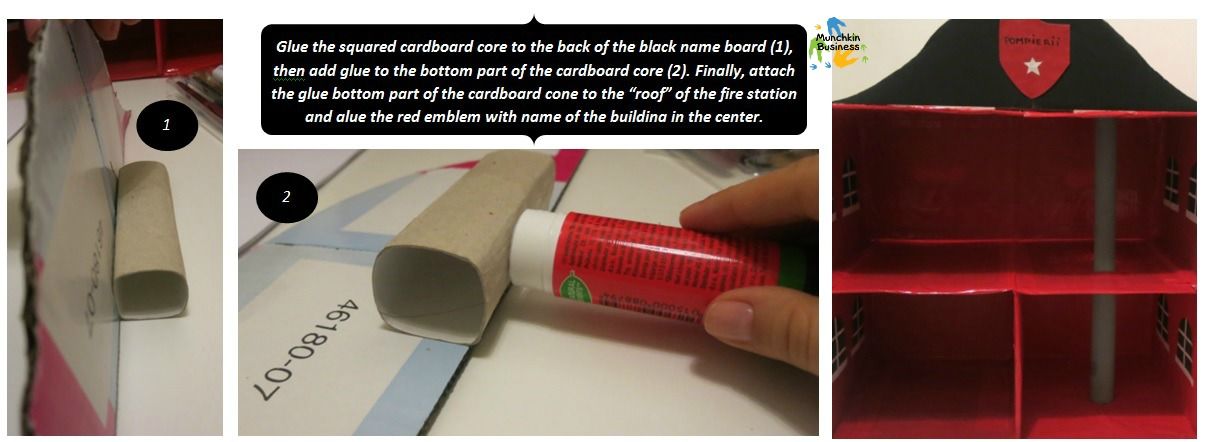 DIY Fire Station Toy From Recycled Boxes : 6 Steps (with Pictures ...