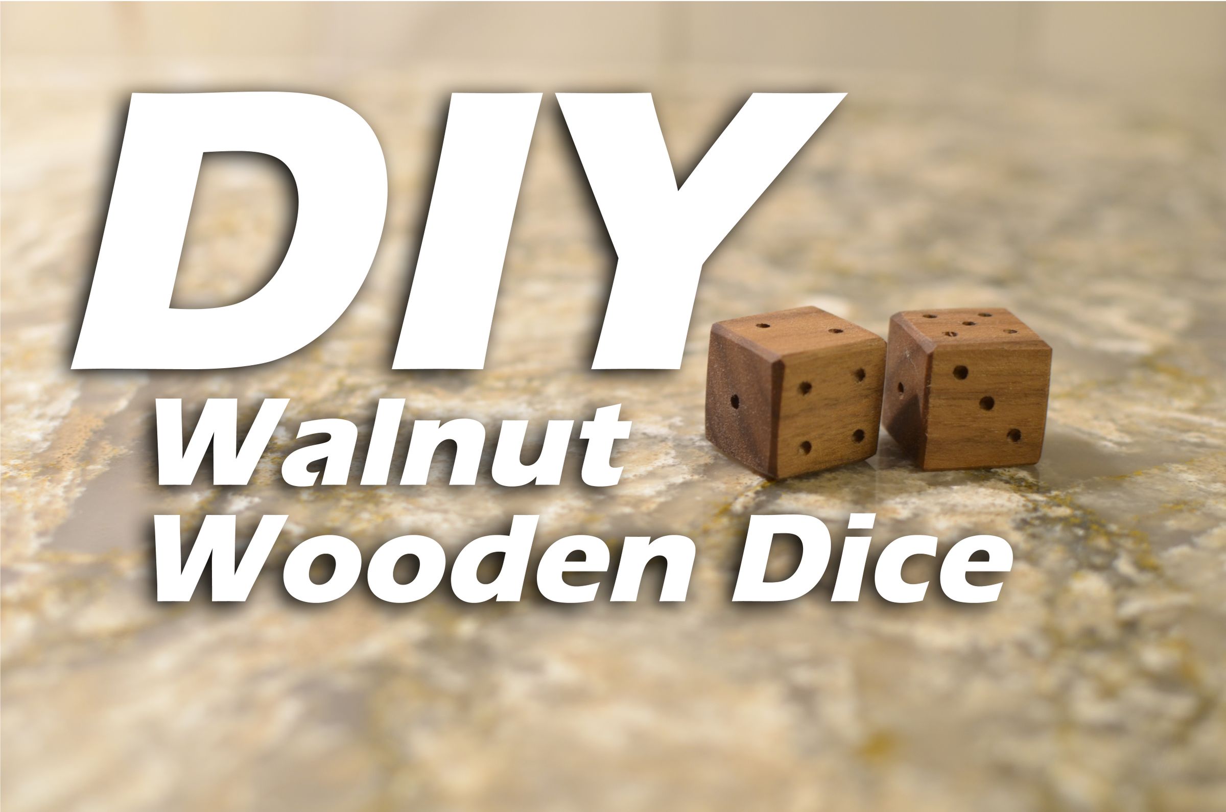 DIY Walnut Wooden Dice : 10 Steps (with Pictures) - Instructables