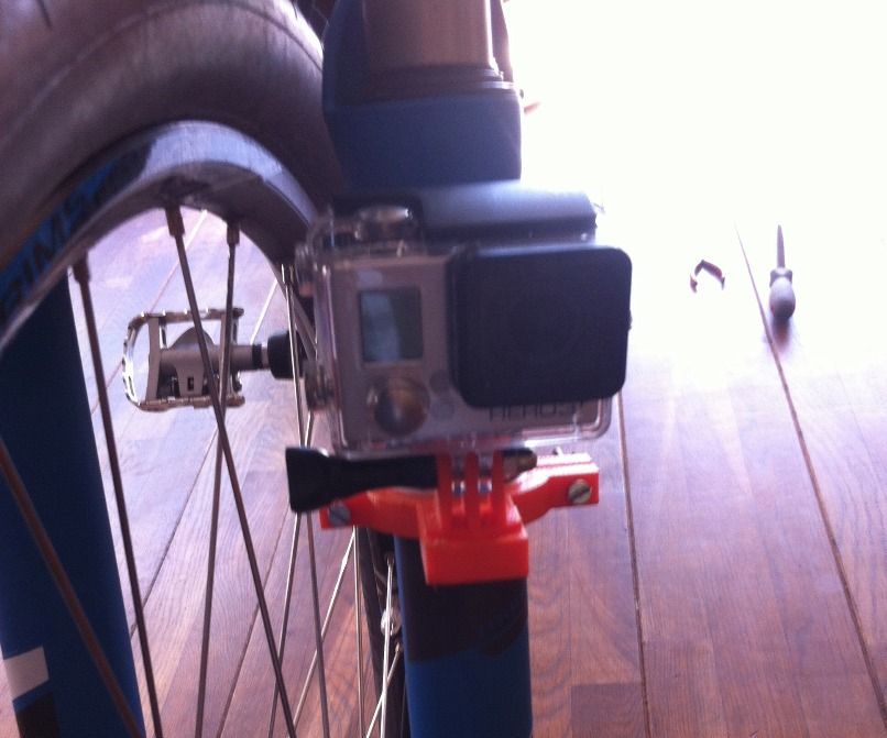 Keuzevak Fablab Making GoPro Mount Voor Mountain Bike : 8 Steps - Instructables
