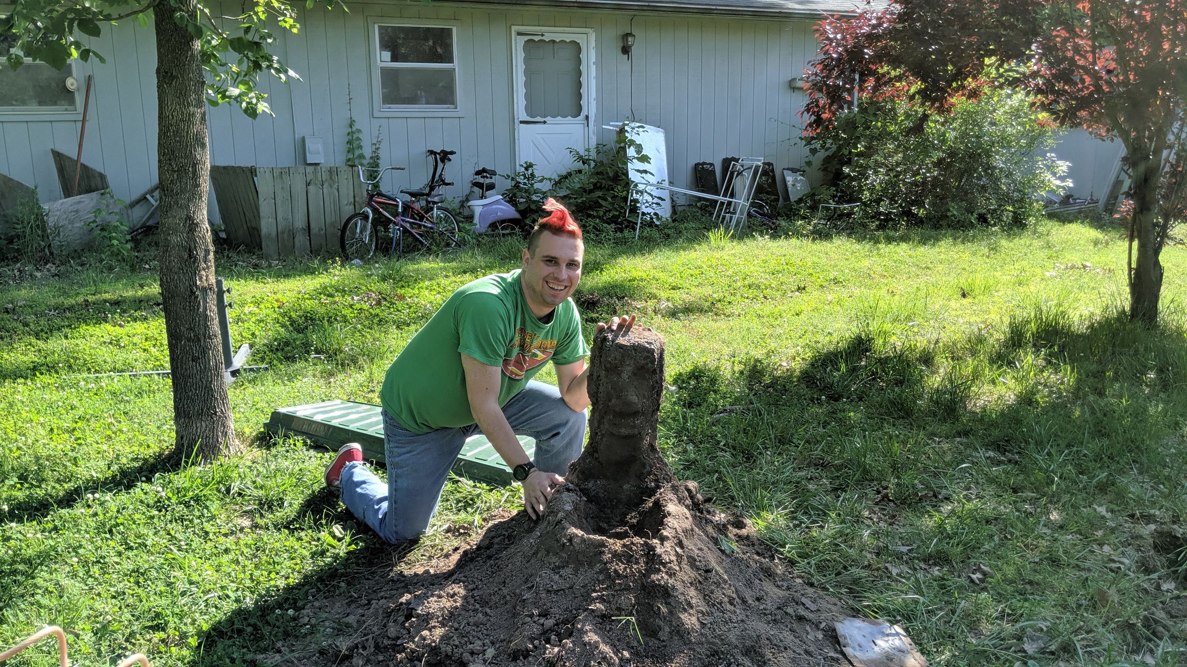 Make a Lawn Statue, Copied From (almost) Anything : 3 Steps (with ...