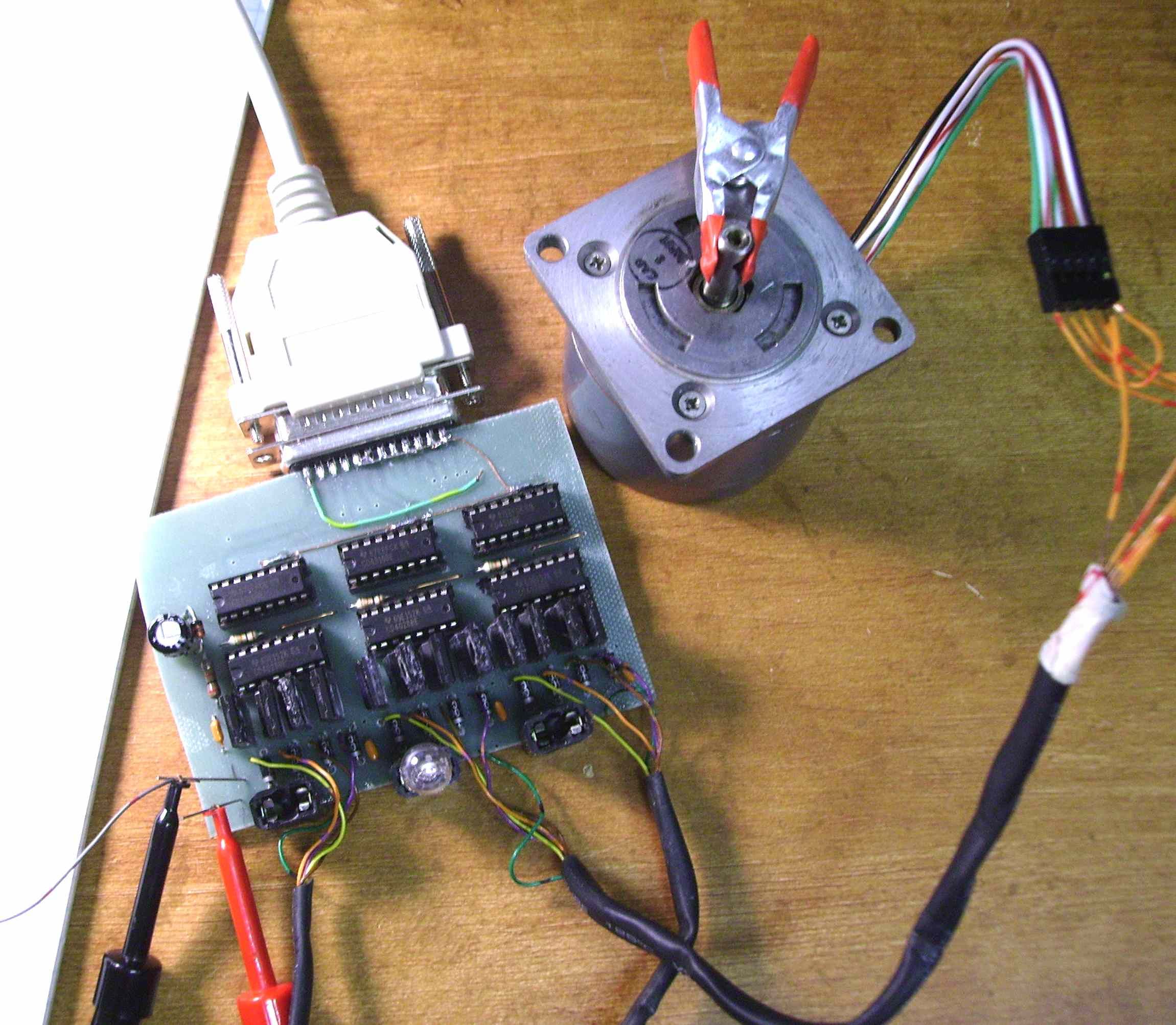 Easy to Build CNC Mill Stepper Motor and Driver Circuits : 6 Steps ...