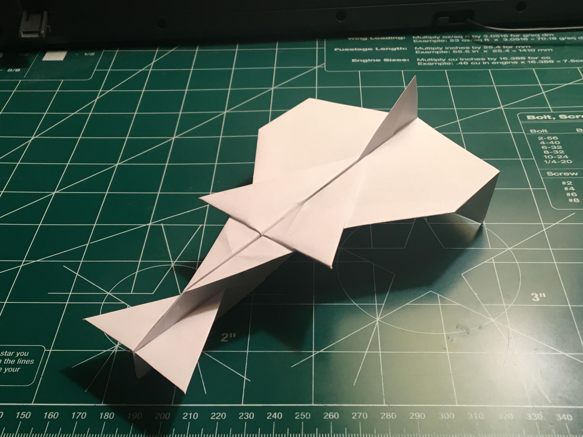 How to Make the Venom Paper Airplane : 9 Steps - Instructables