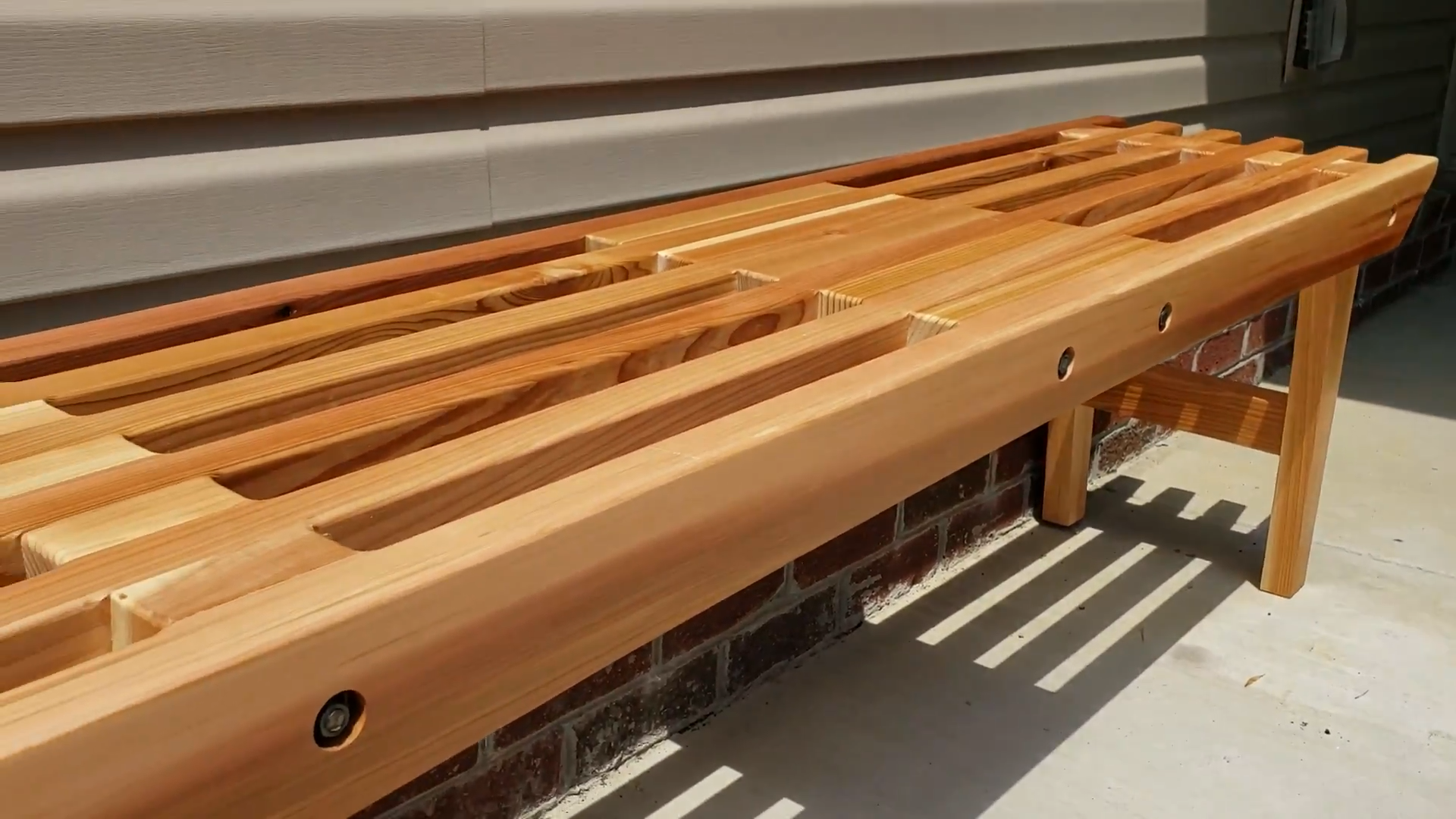 Cedar Garden Bench : 13 Steps (with Pictures) - Instructables