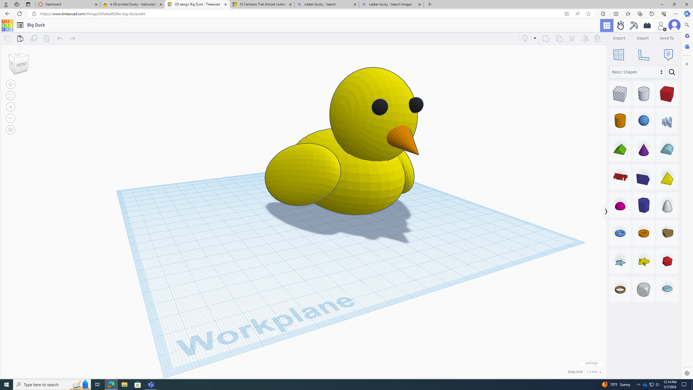 A 3D Printed Ducky Decoration : 7 Steps - Instructables