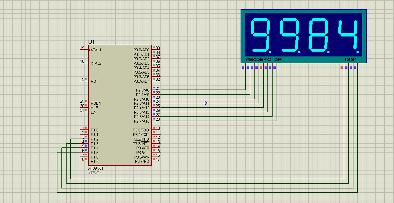 Counting From 0 to 9999 With 8051 Using 7 Segment Display : 5 Steps - Instructables