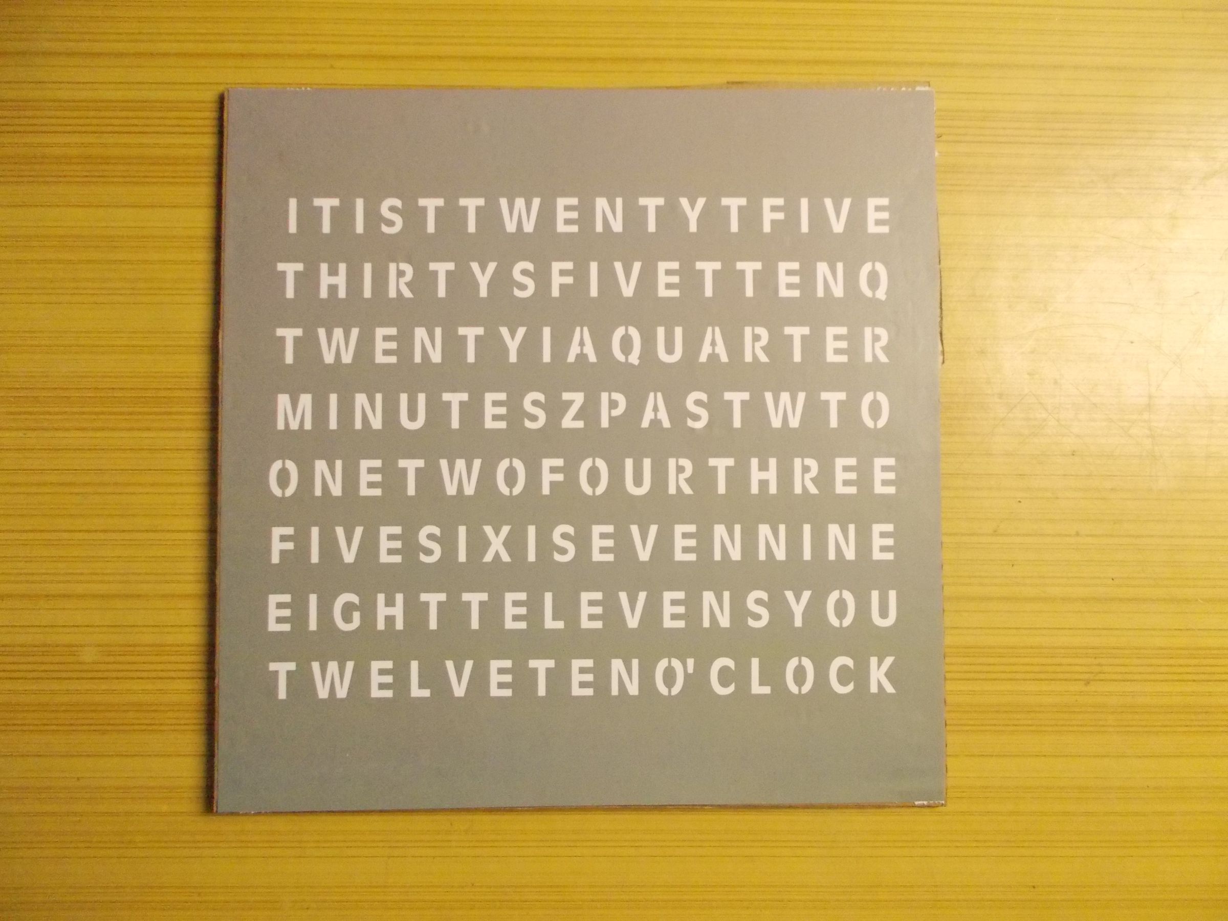 DIY Word Clock : 10 Steps (with Pictures) - Instructables