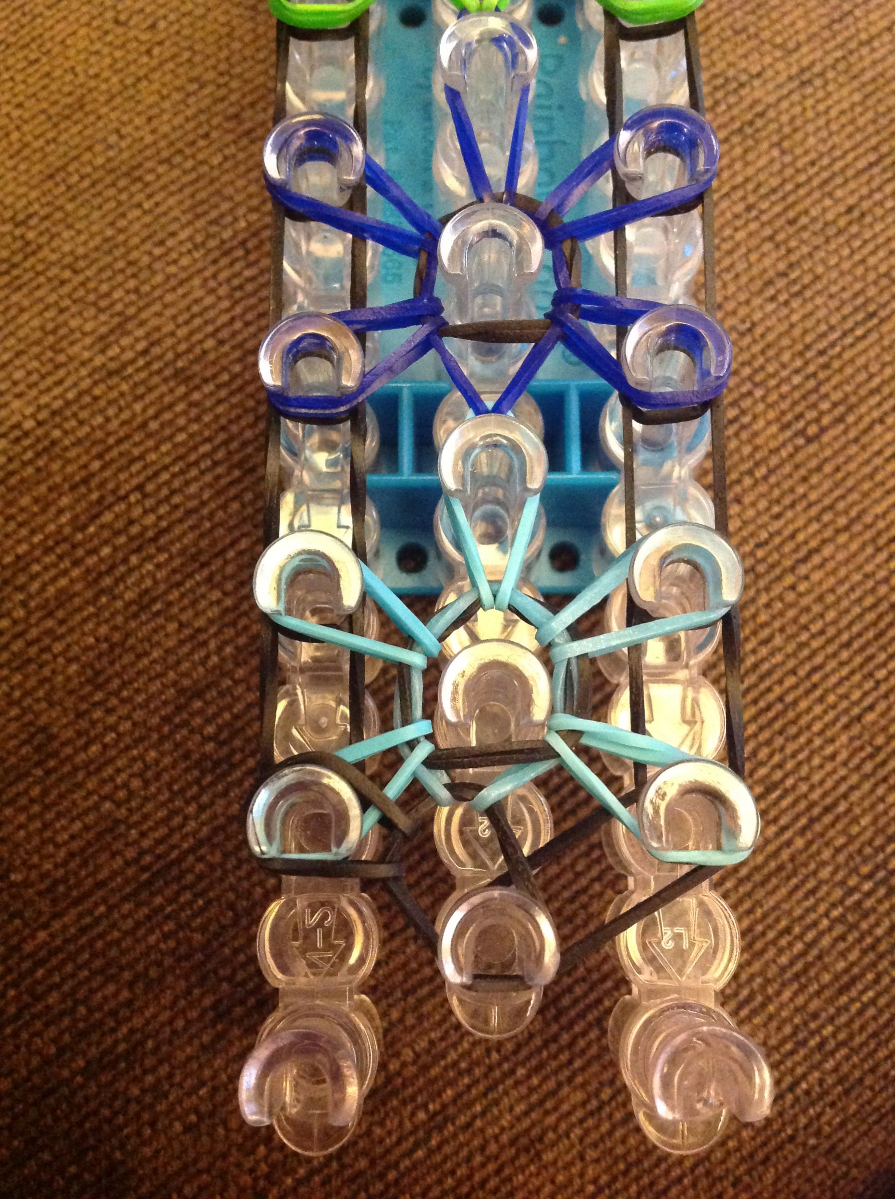 Starburst Rainbow Loom Setup