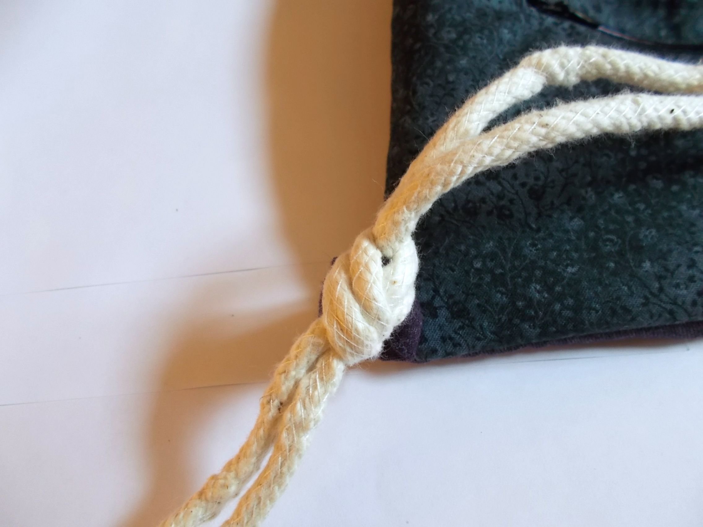 Lined Drawstring Backpack With Pocket : 13 Steps (with Pictures ...