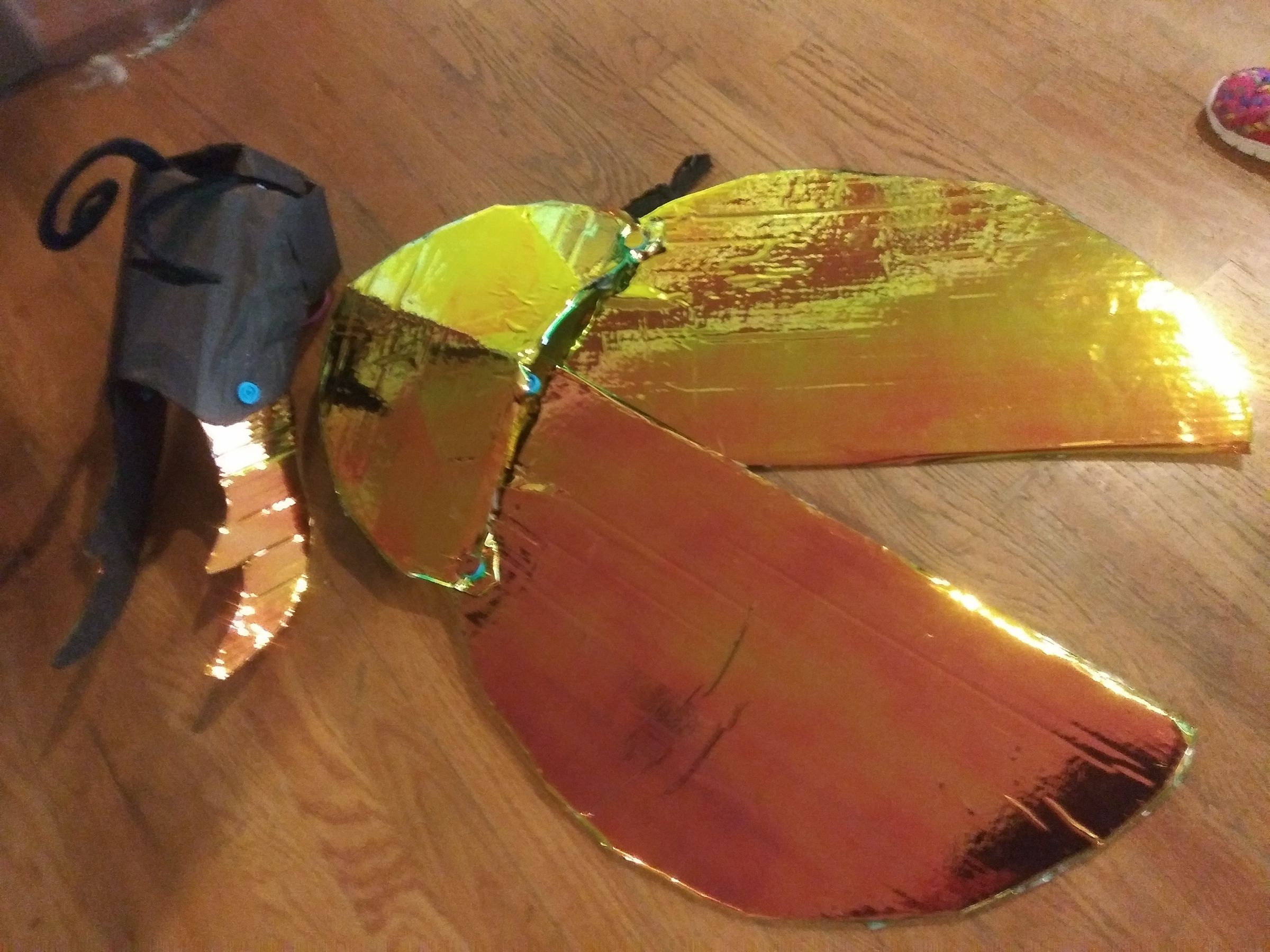 Cardboard Beetle Costume : 4 Steps (with Pictures) - Instructables