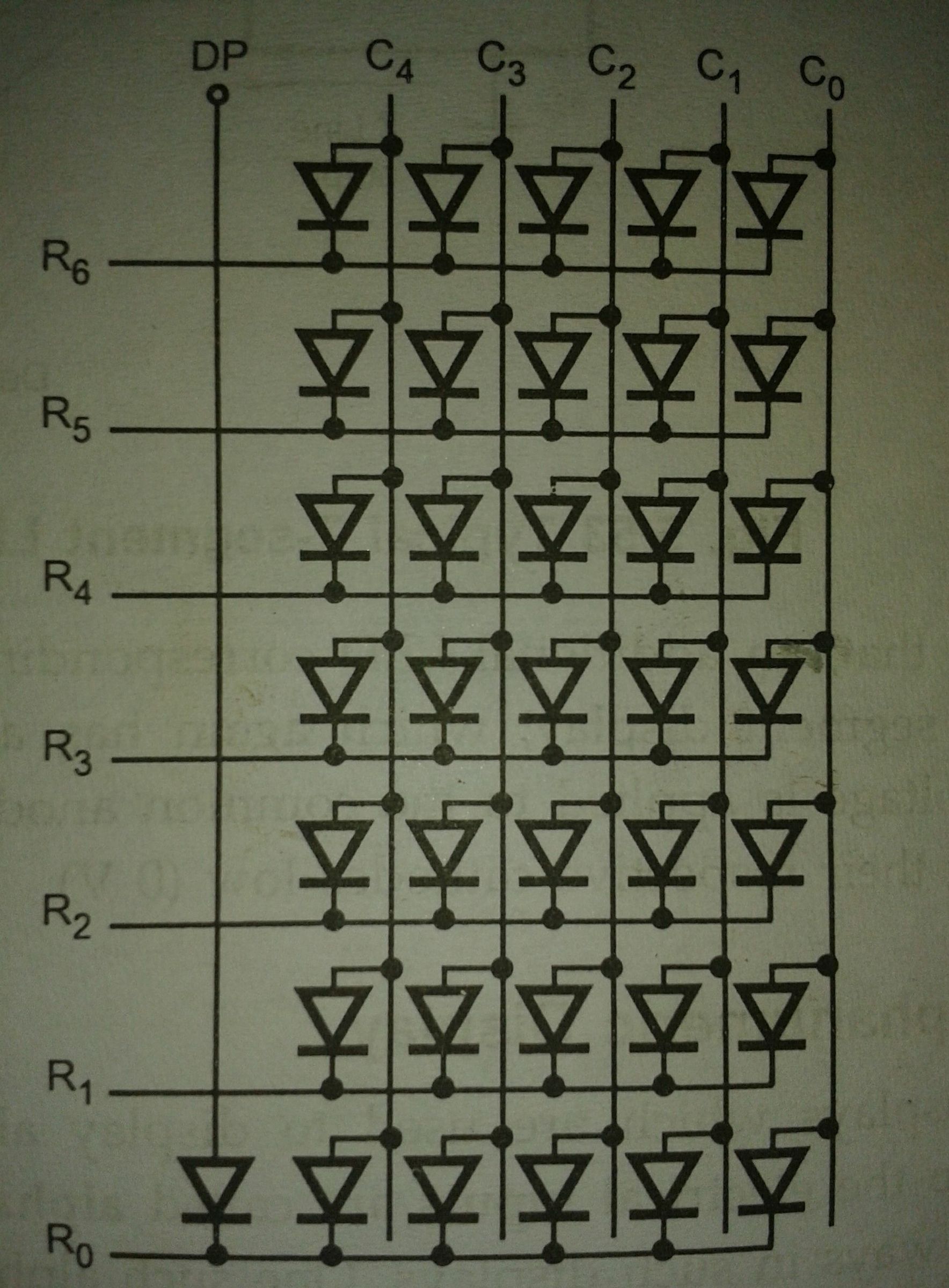 DIY 5x7 LED Matrix Board : 8 Steps - Instructables