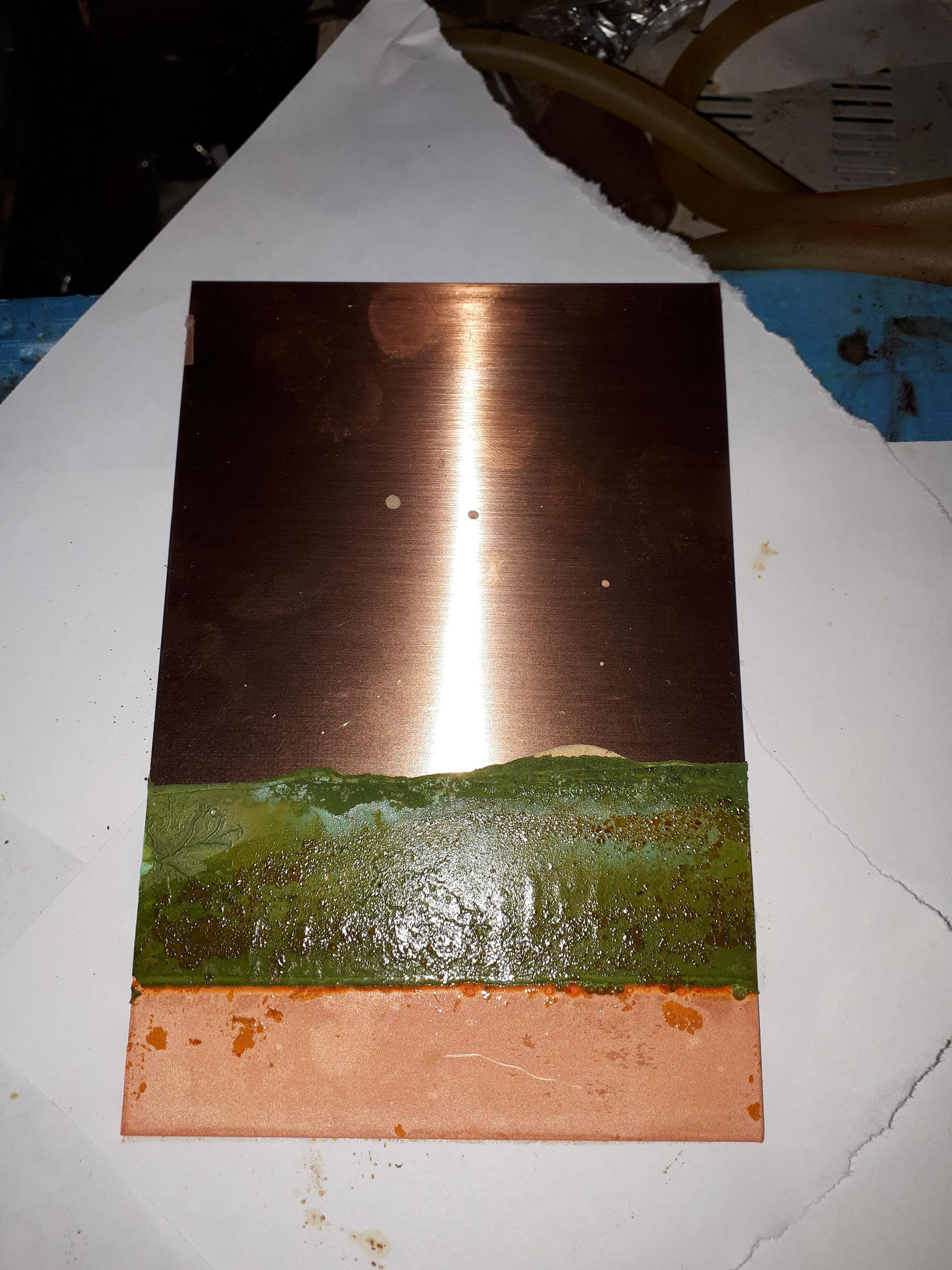 Copper Display Electroplating With Cobalt Salts and Graphite Electrodes ...