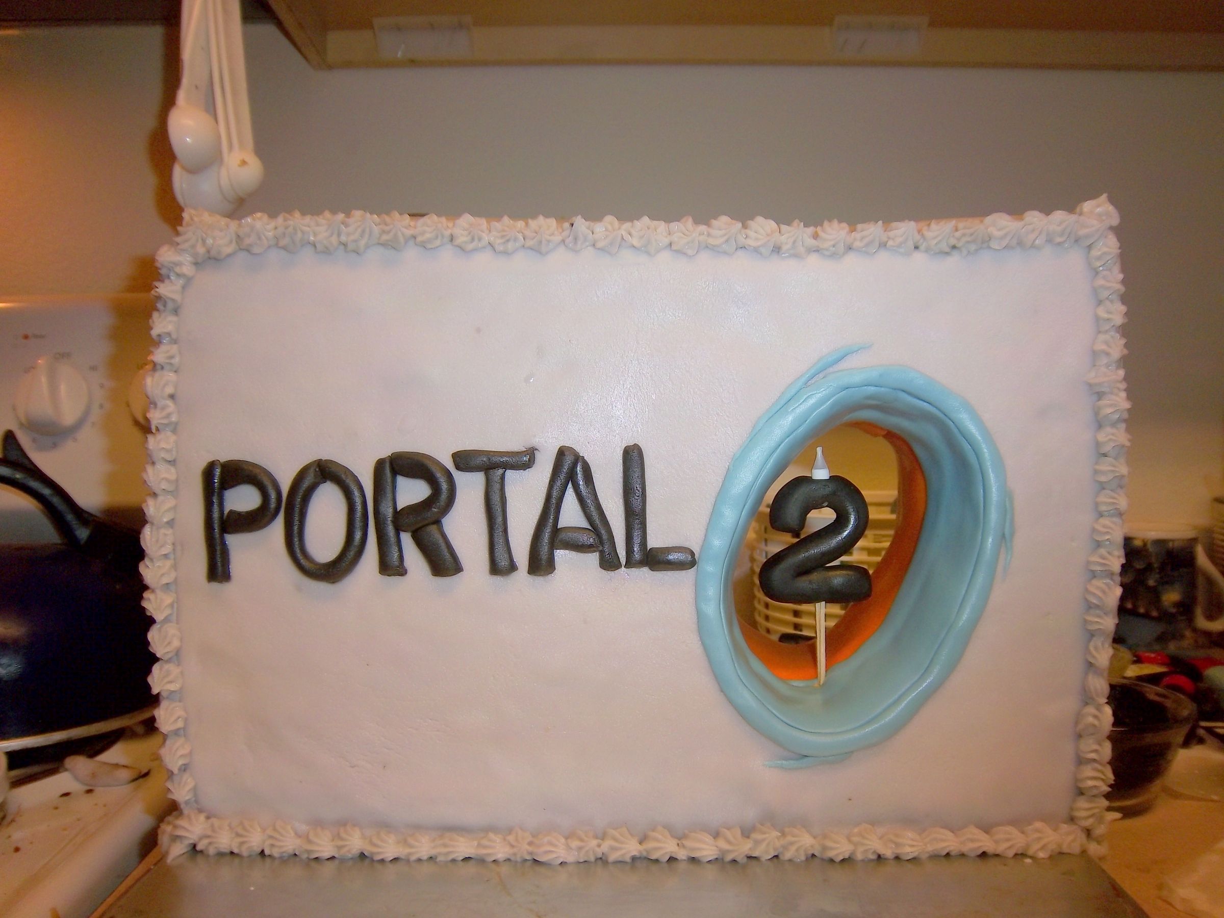 Portal 2 Cake - Instructables