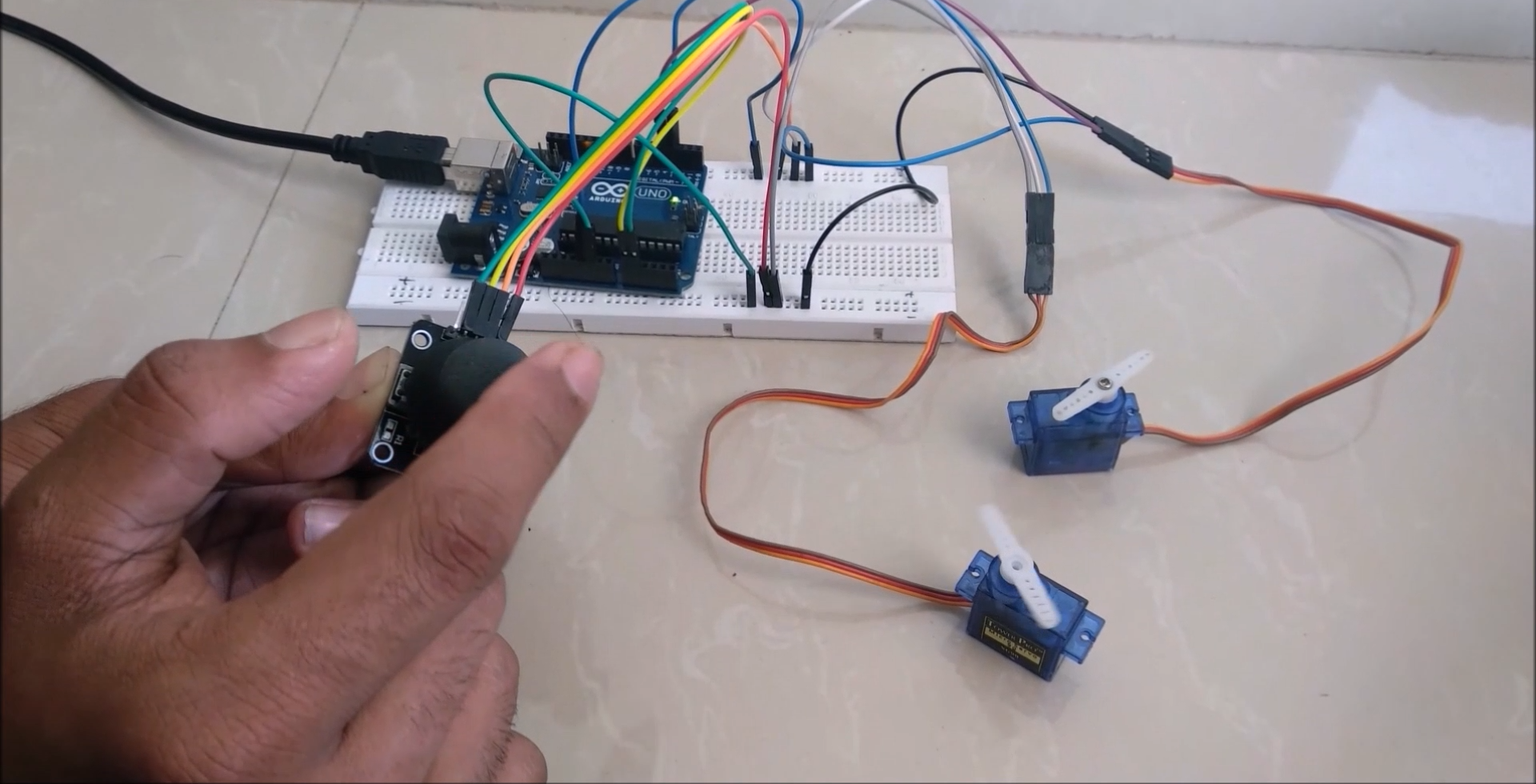 Joystick Servo Controller : 6 Steps - Instructables