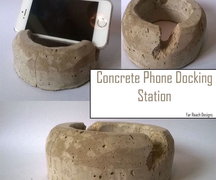 Concrete Phone Docking Station : 4 Steps (with Pictures) - Instructables
