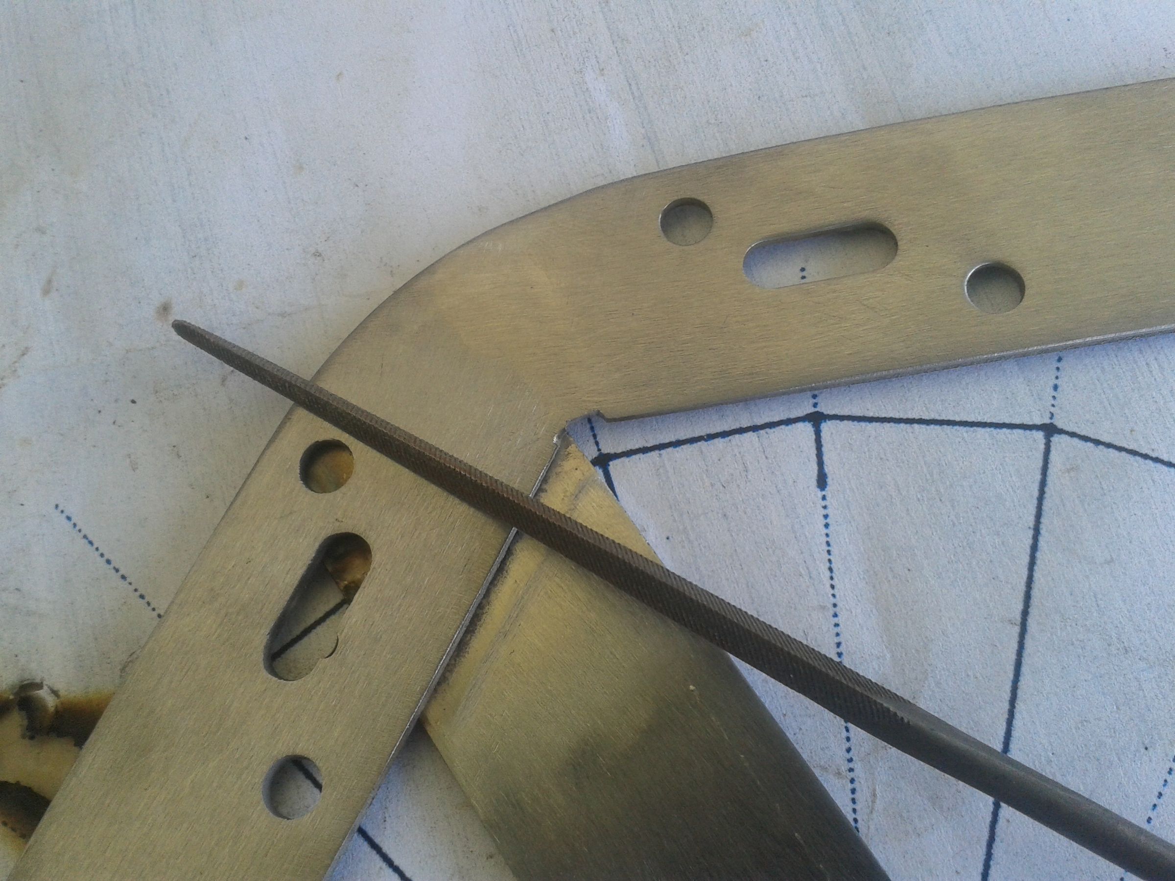 DIY Circle Center Finder Tool, Stainless Steel Made : 4 Steps (with ...