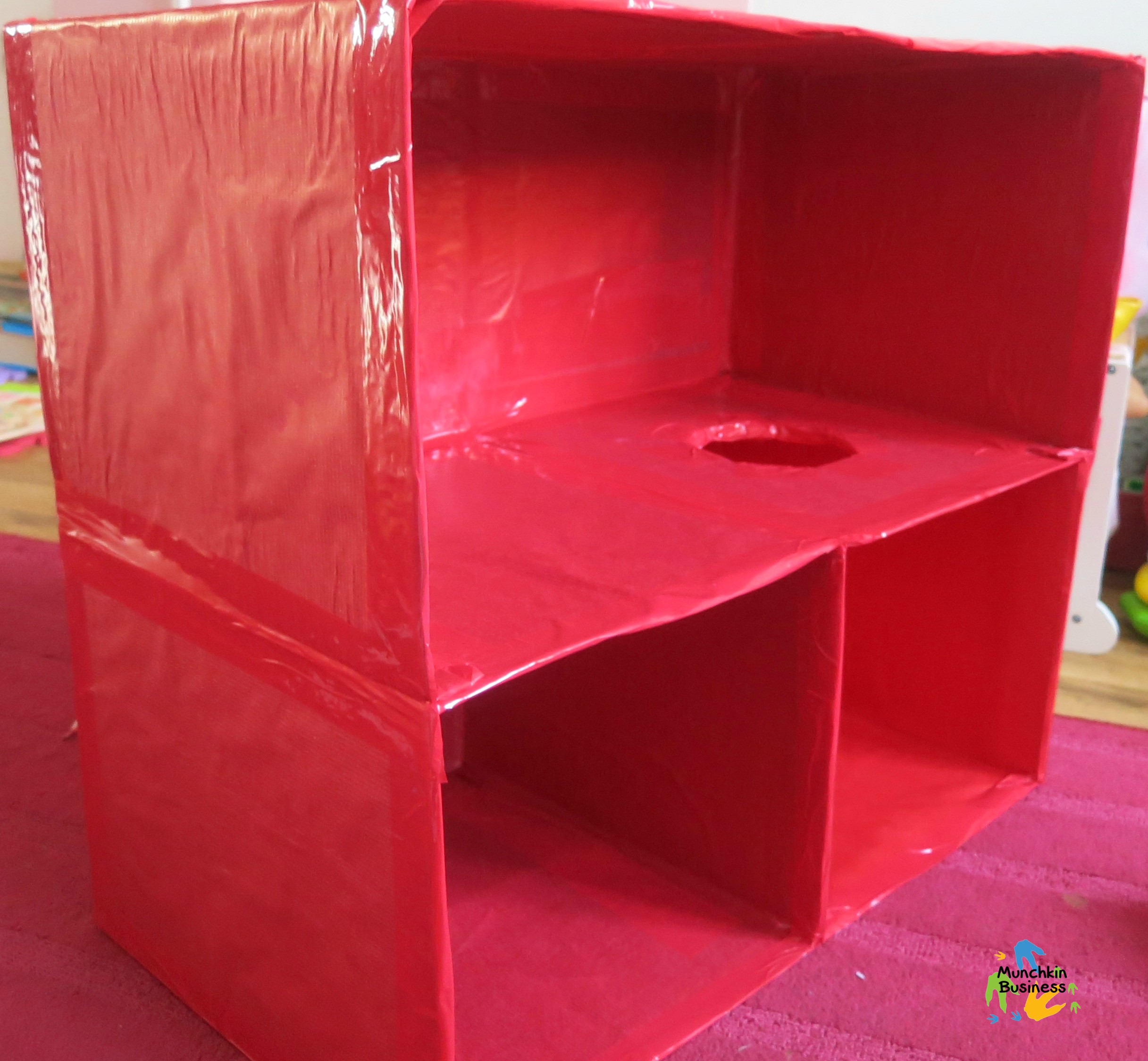 DIY Fire Station Toy From Recycled Boxes : 6 Steps (with Pictures ...