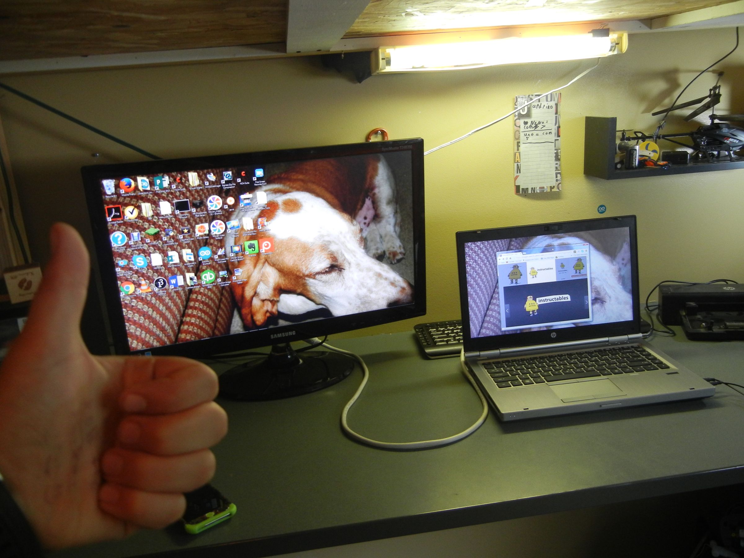 How to Set Up 2 Monitors With Laptop Using Windows 7. : 4 Steps ...