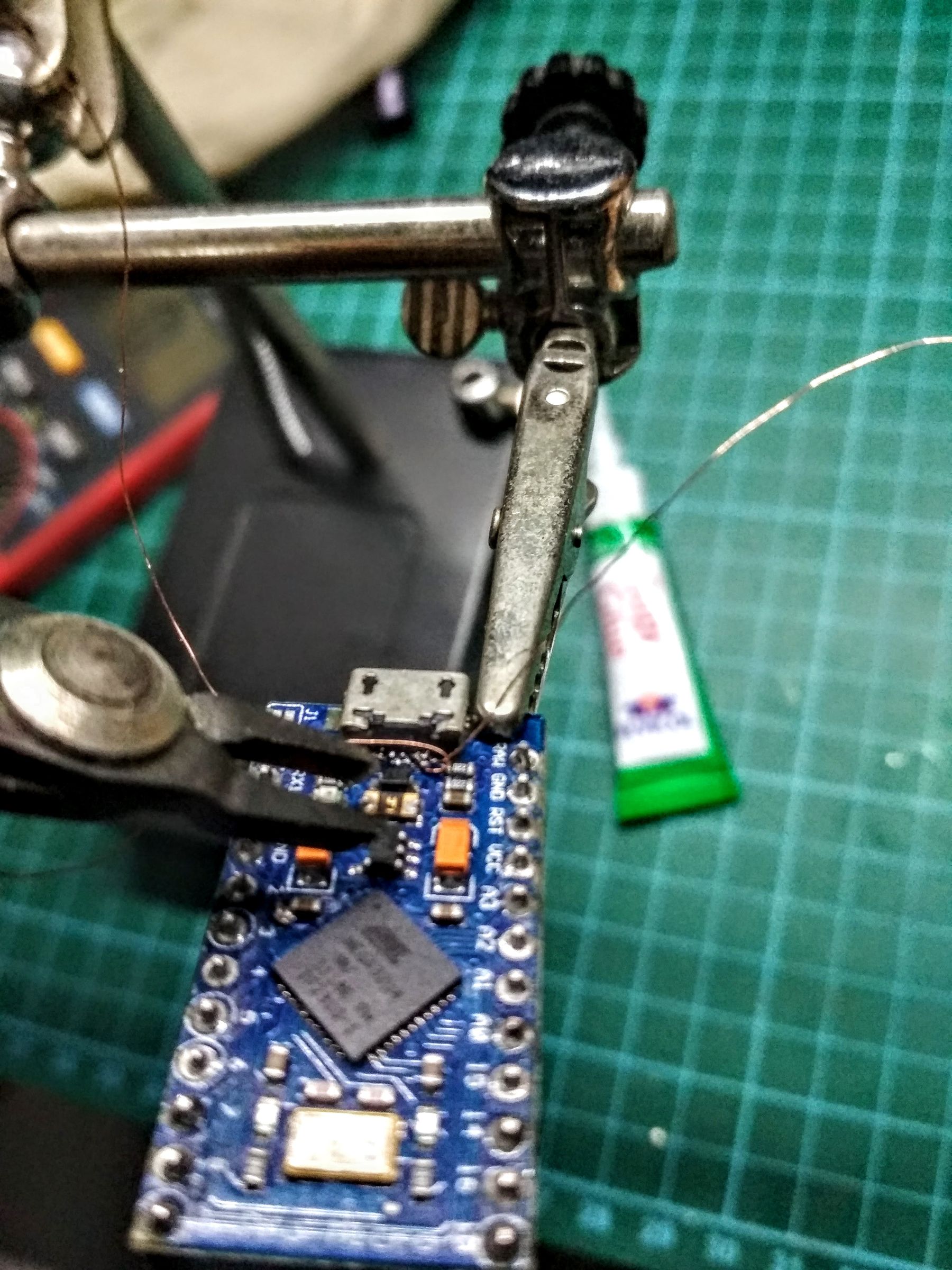 Fixing an Arduino Pro Micro: the USB Port Came Off !! : 17 Steps ...