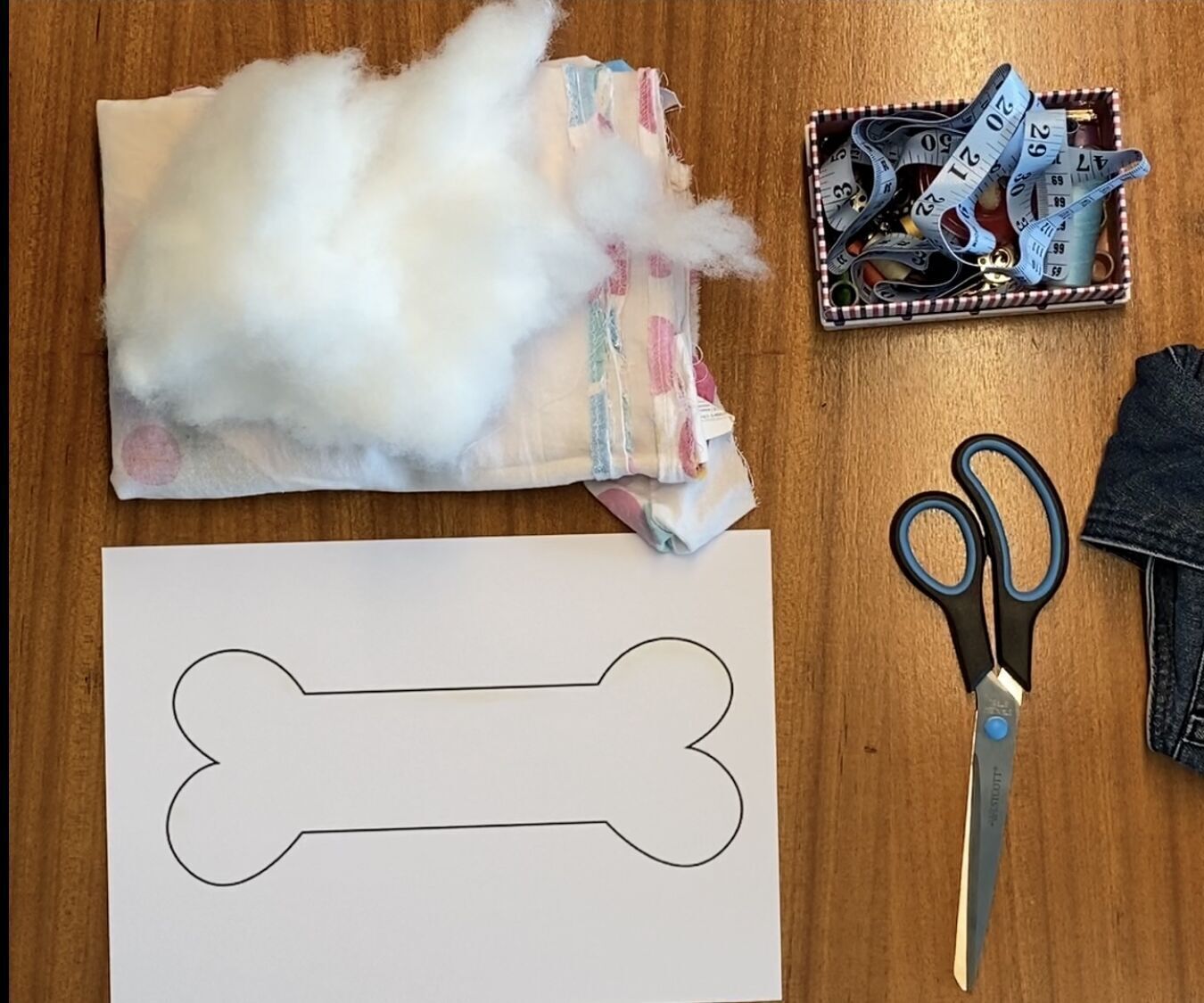 Denim Dog Bone Toy : 9 Steps (with Pictures) - Instructables