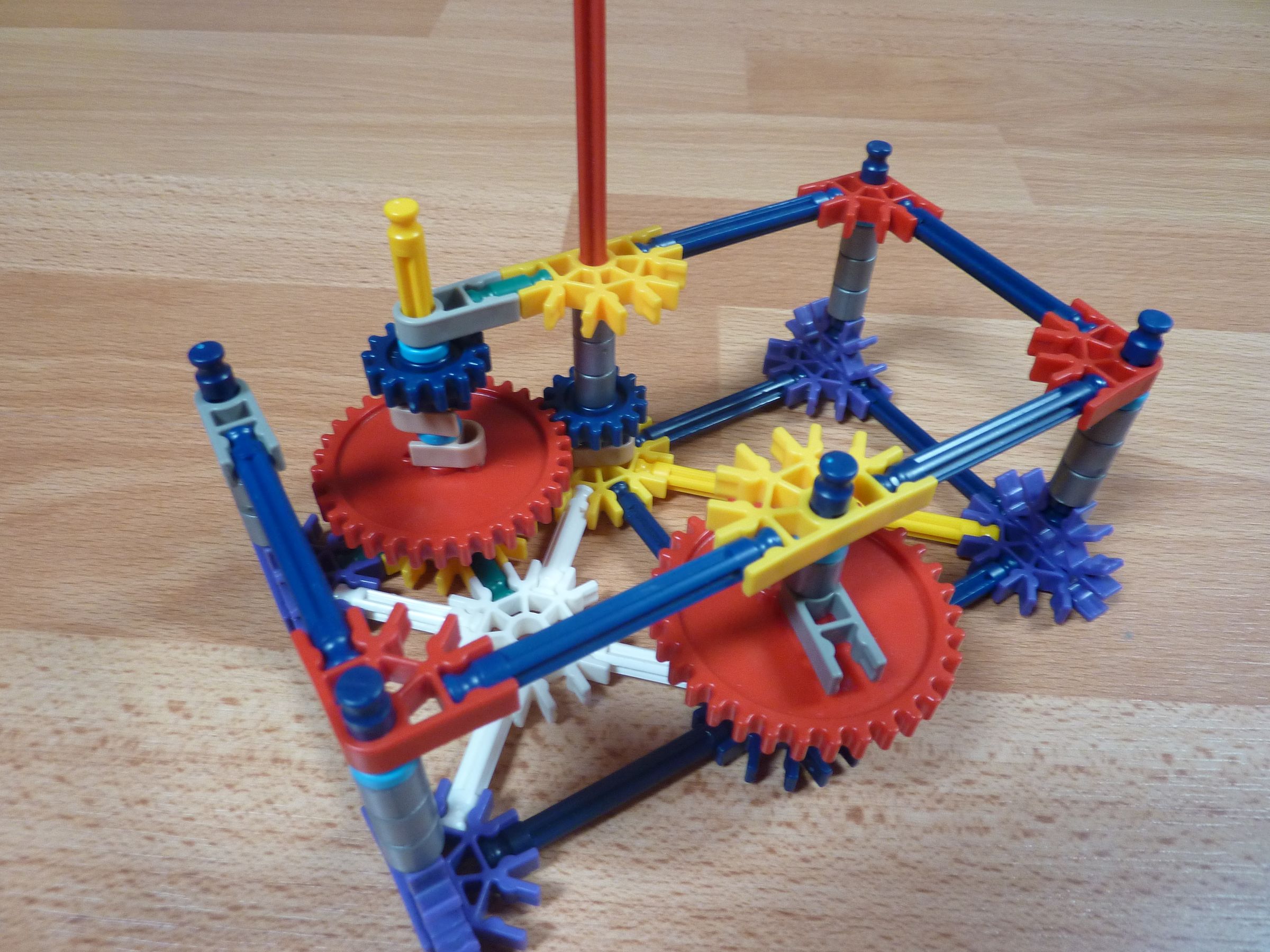 Push Lift, a Knex Ball Machine Lift : 17 Steps - Instructables