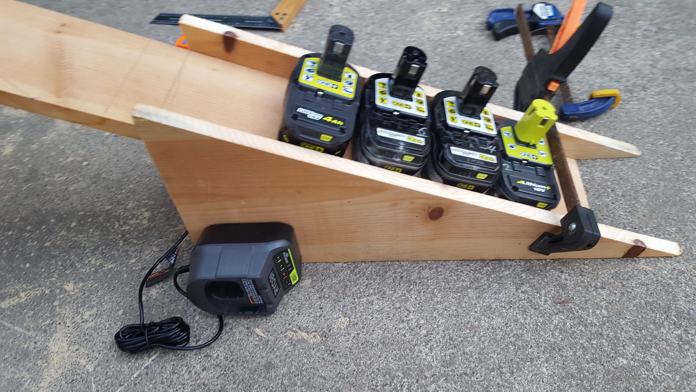 Battery Slide (Cordless Tool Battery Holder) : 5 Steps (with Pictures ...