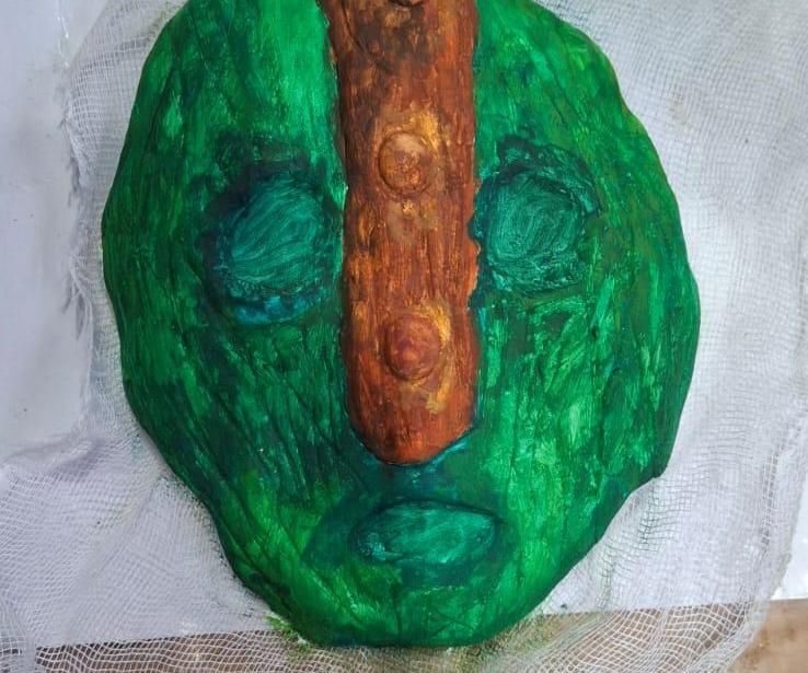 MASK MADE OF PAPER CLAY AND CLAY TILE : 6 Steps - Instructables
