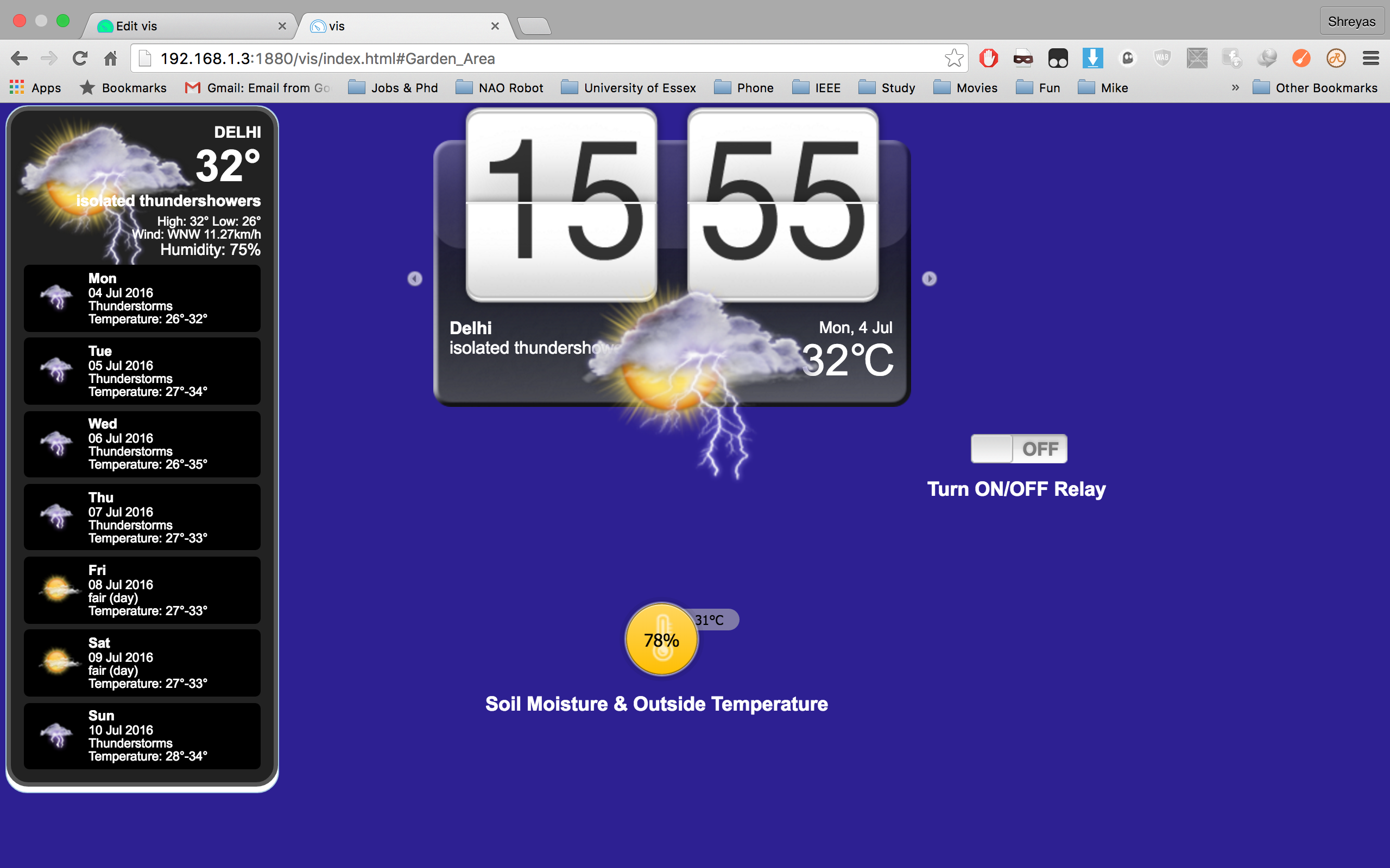 Garden Monitor & Control System Using Intel Edison, Node-Red & Twilio : 15 Steps - Instructables
