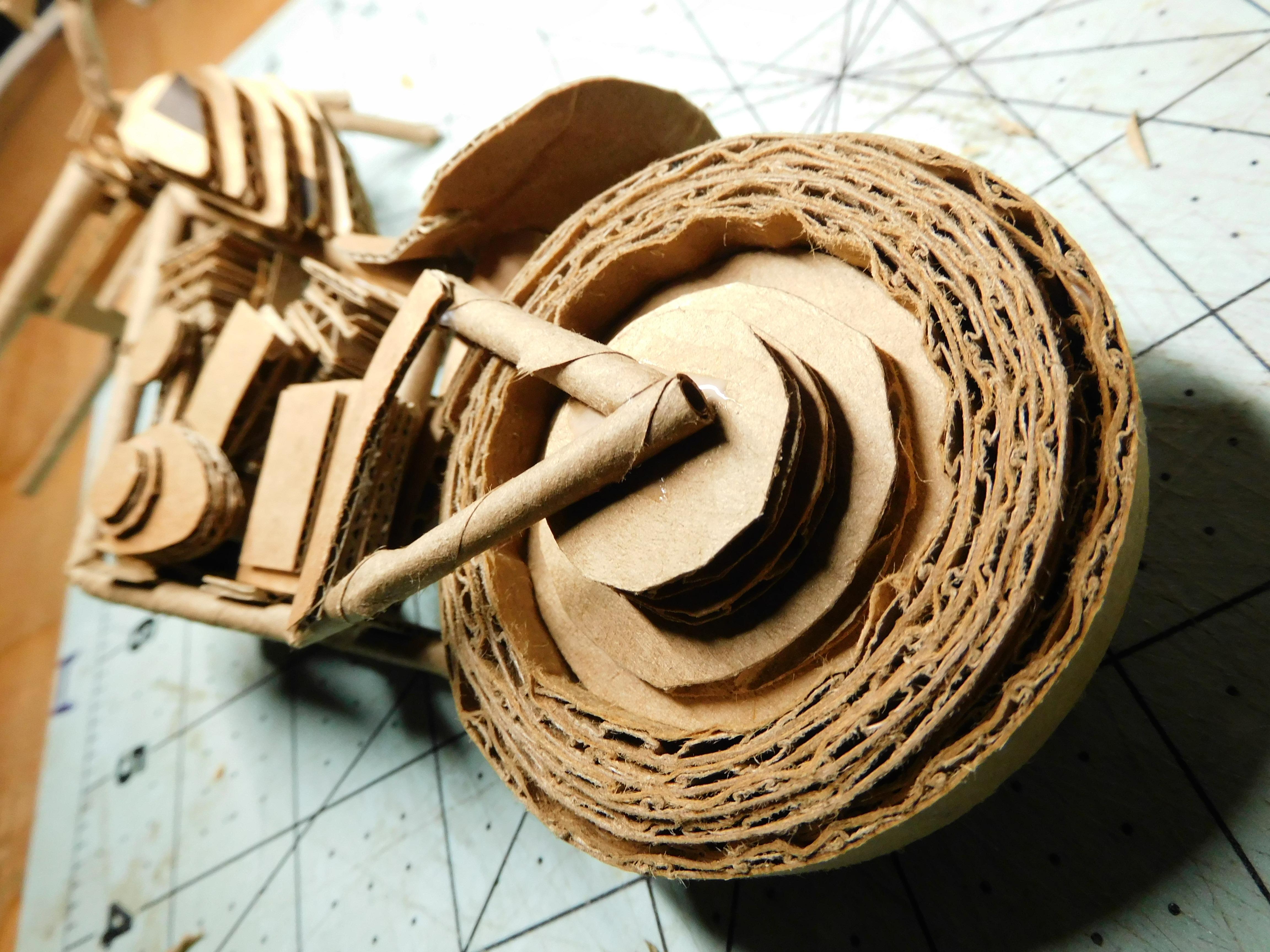 Cardboard Model Harley-Davidson Motorcycle : 12 Steps (with Pictures ...