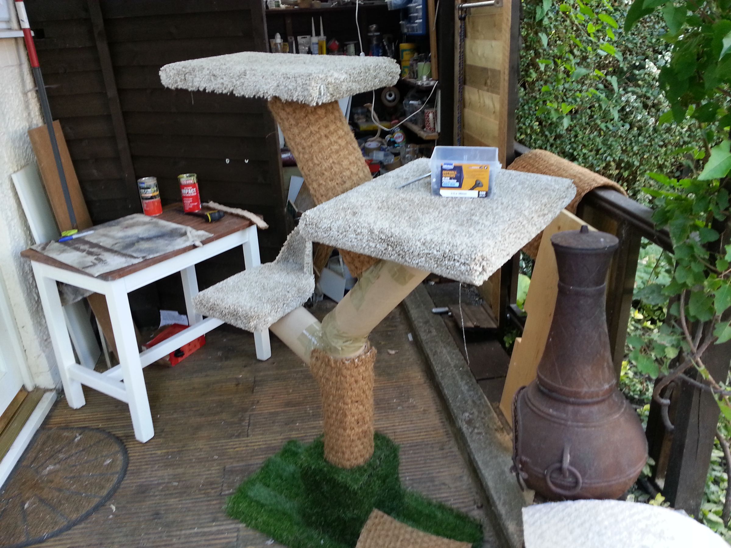 DIY Cat Tree for Not Much Money at All! : 7 Steps (with Pictures ...