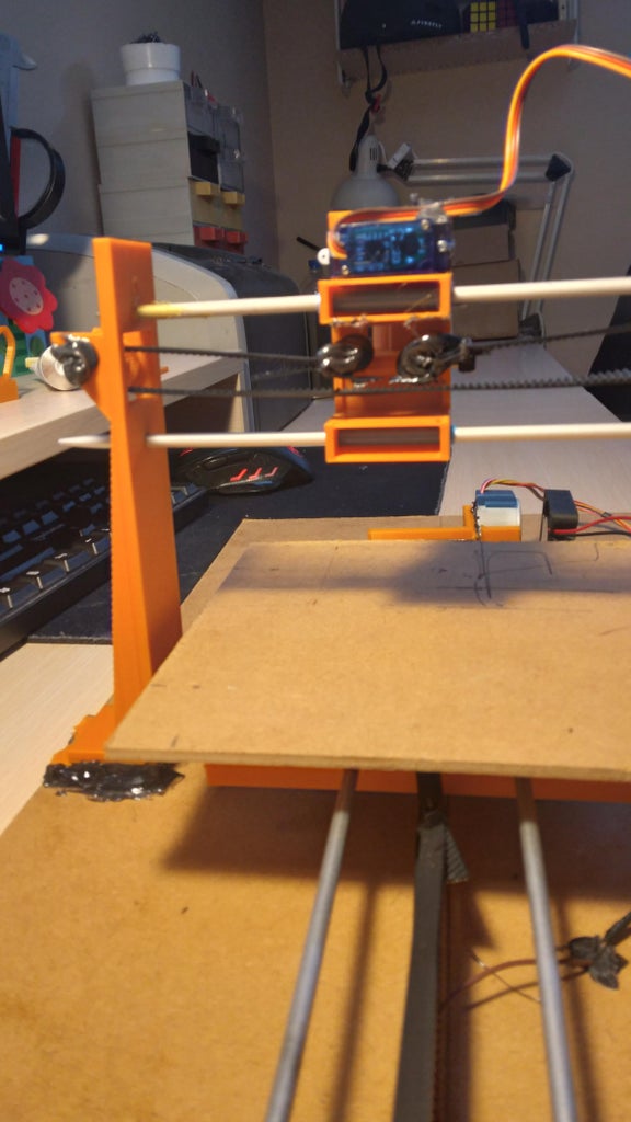 Arduino 3d Printed Cnc Pen Plotter 18 Steps With Pictures Instructables