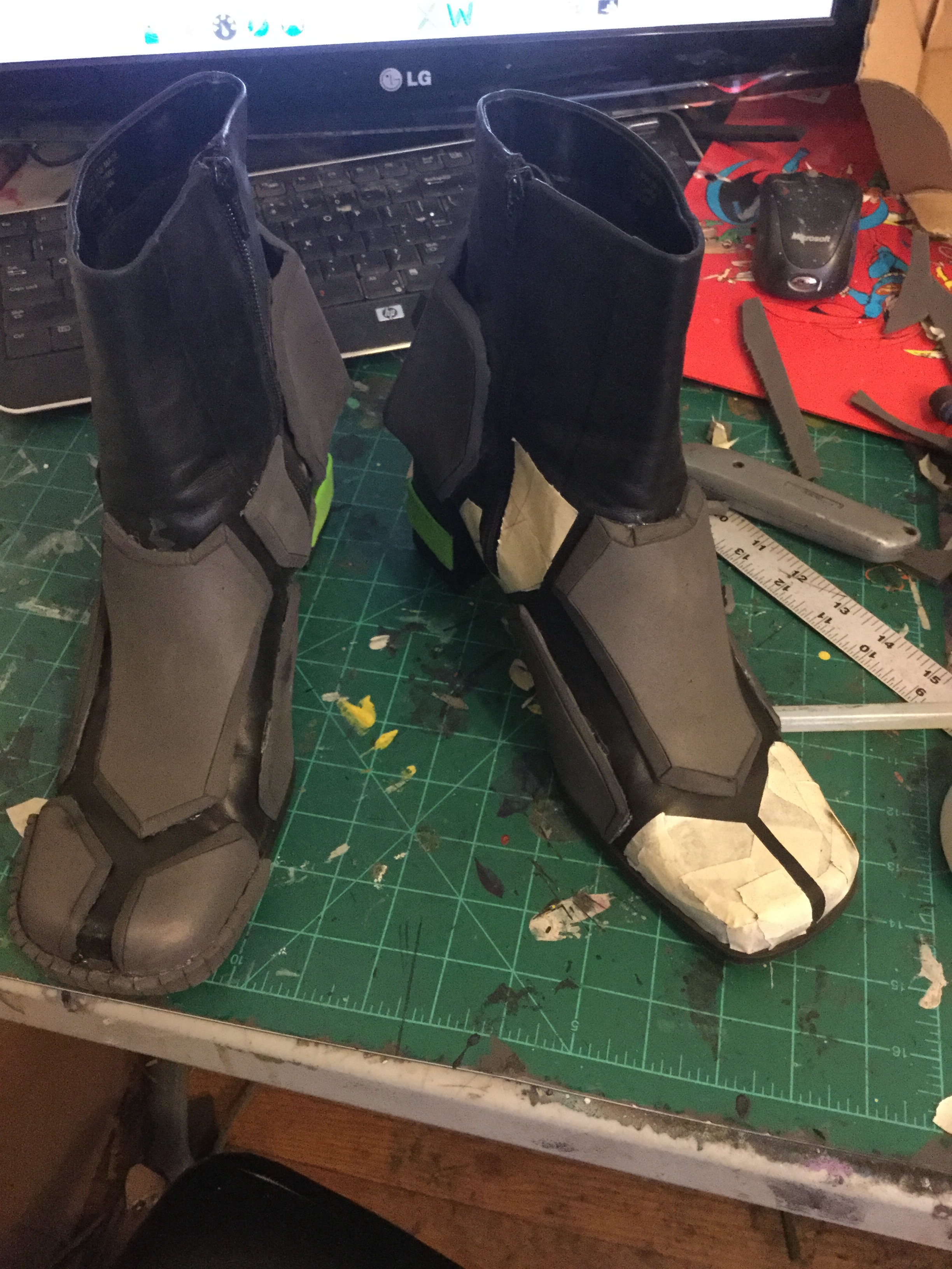 How to Create a DC: "Azrael Batman" Costume : 14 Steps (with Pictures ...