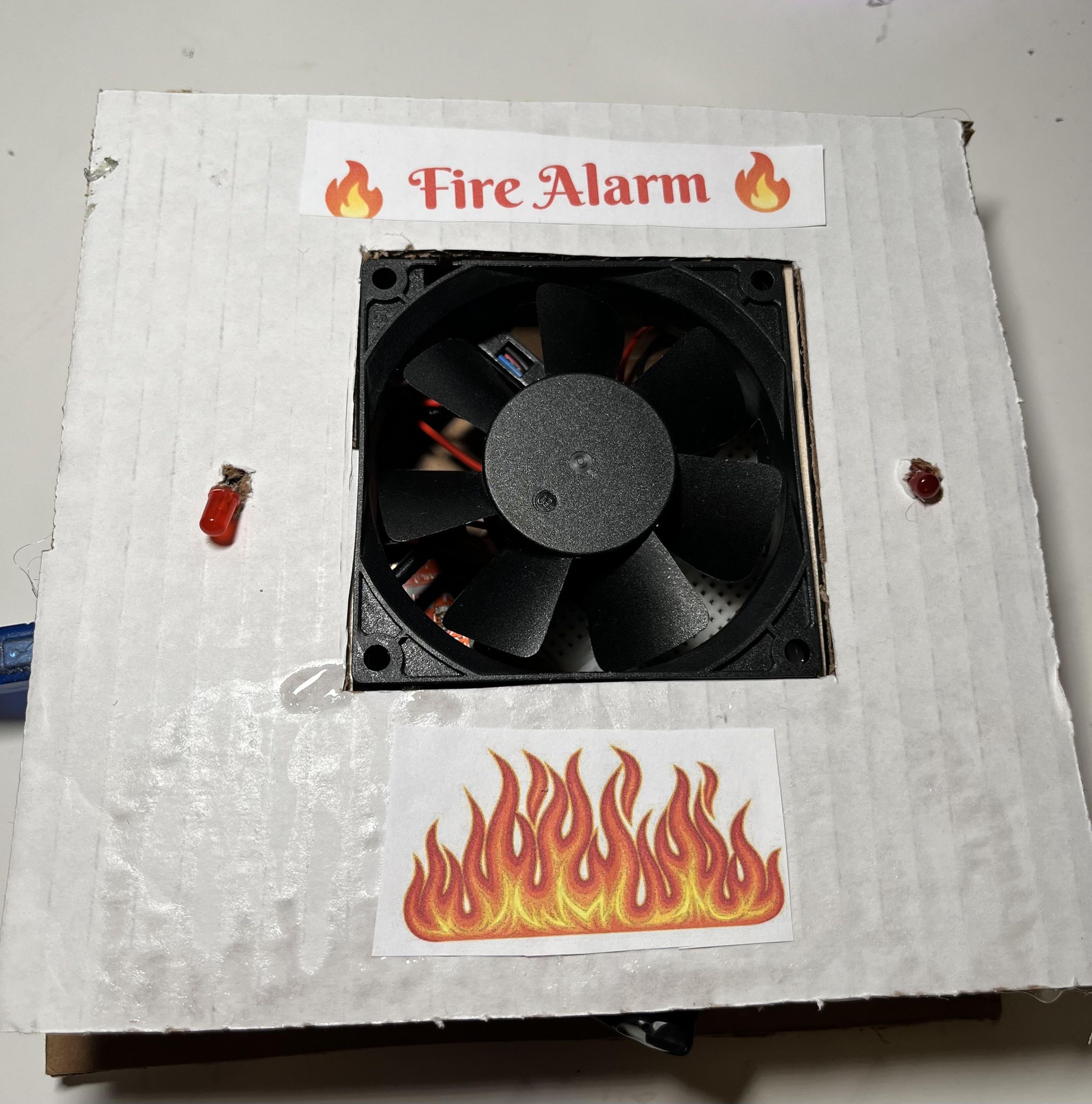 Temperature Sensing Fire Alarm With Fan : 6 Steps - Instructables