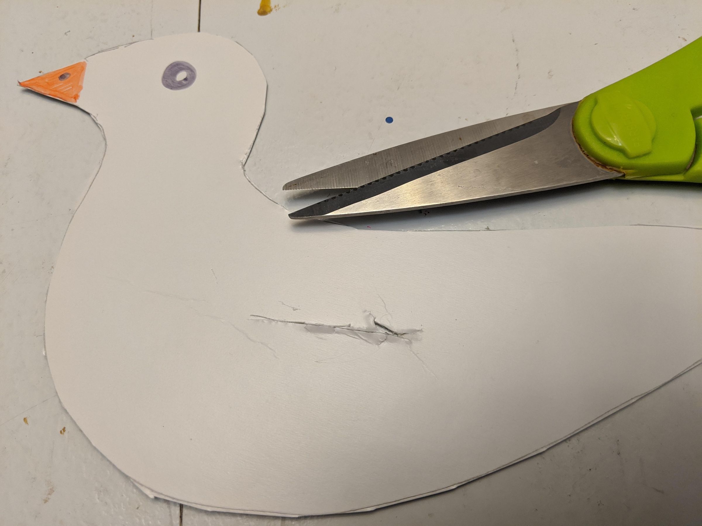 Dove Paper Plate Masks