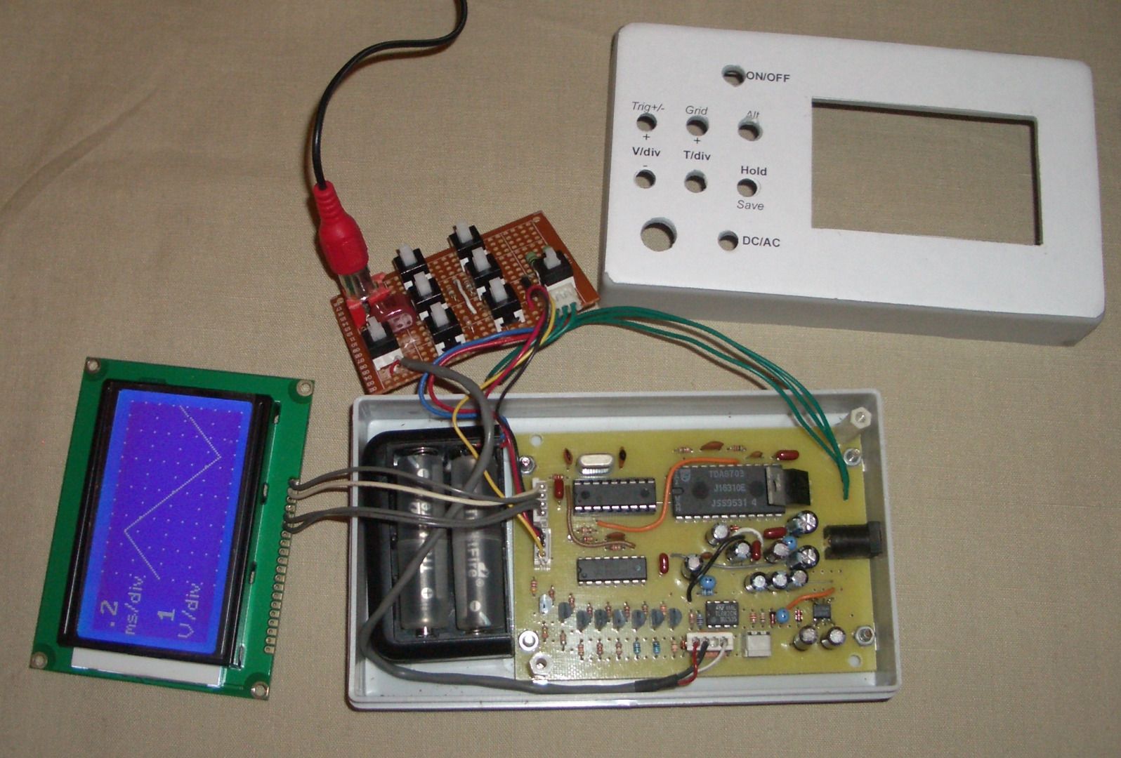 Digital Oscilloscope With LCD Screen : 3 Steps - Instructables