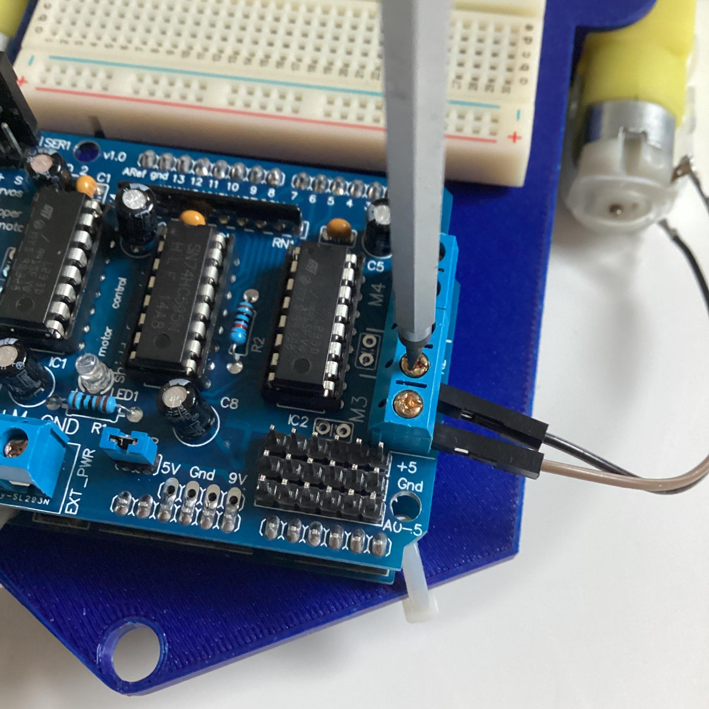 Arduino Ground Rover With Adafruit Motor Shield V1 and Servo Sonar ...