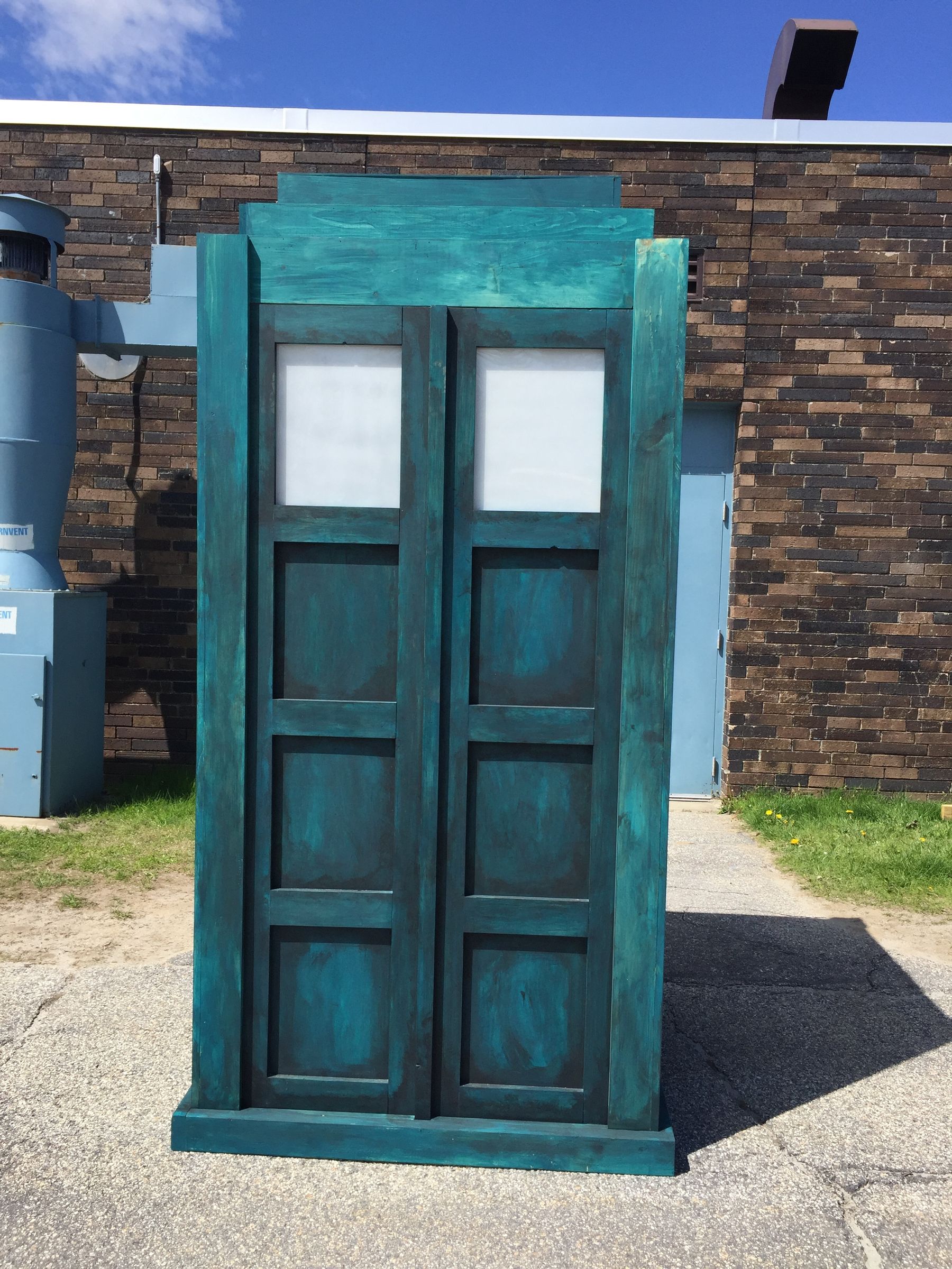 Full Scale TARDIS Shed/Storage Build! : 13 Steps (with Pictures ...
