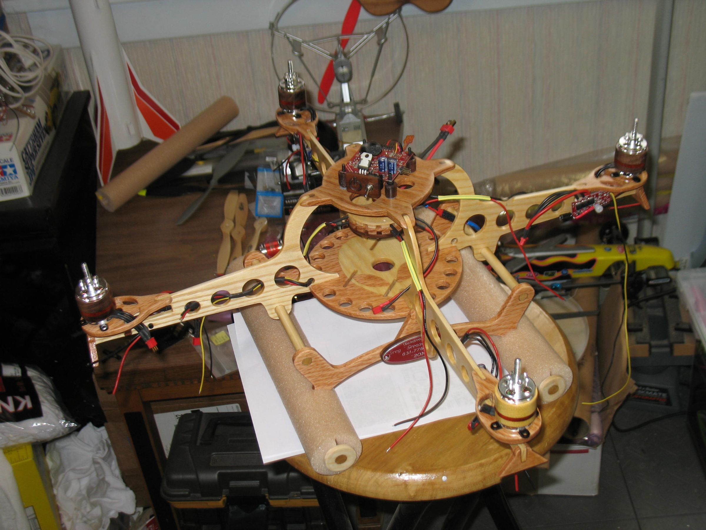 Wooden Remote Control Quadrocopter Build : 10 Steps (with Pictures ...