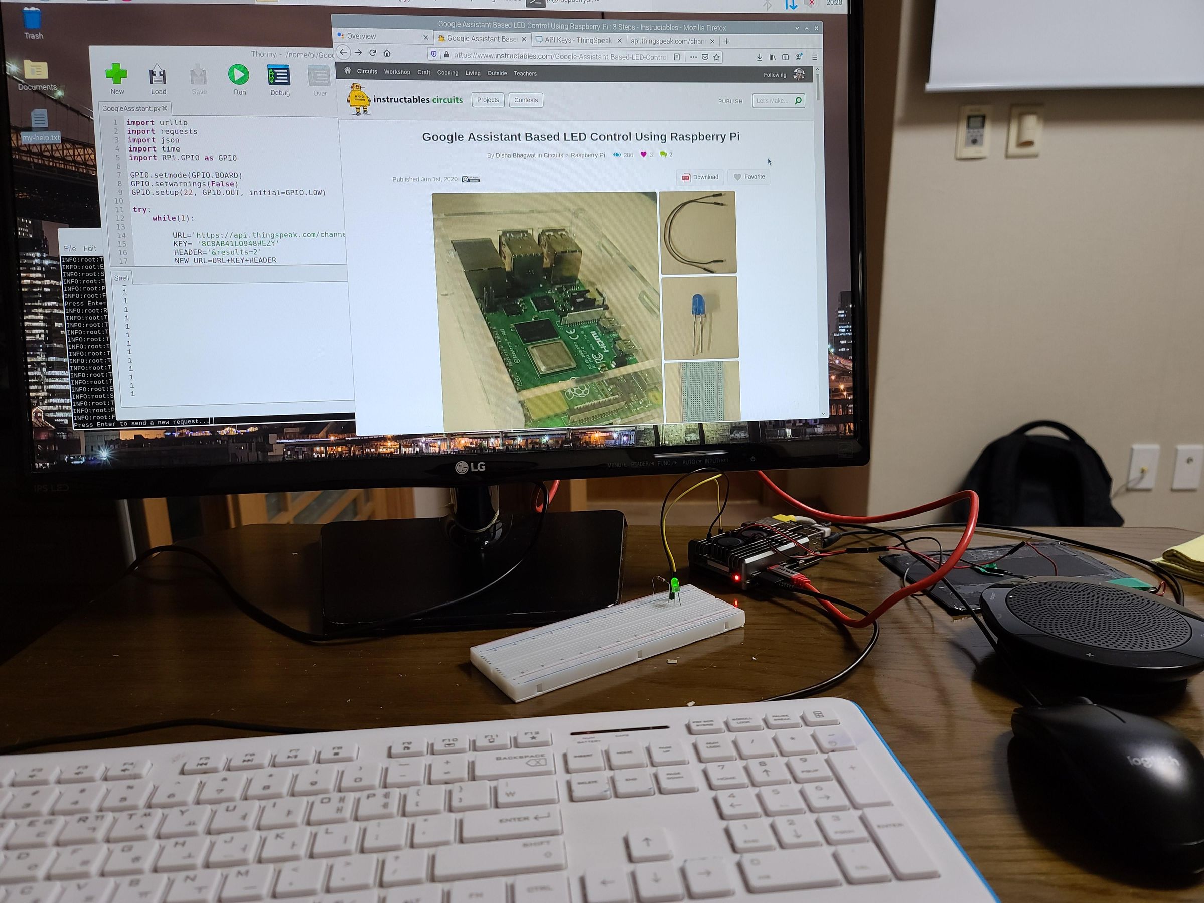 Google Assistant Based LED Control Using Raspberry Pi : 3 Steps - Instructables