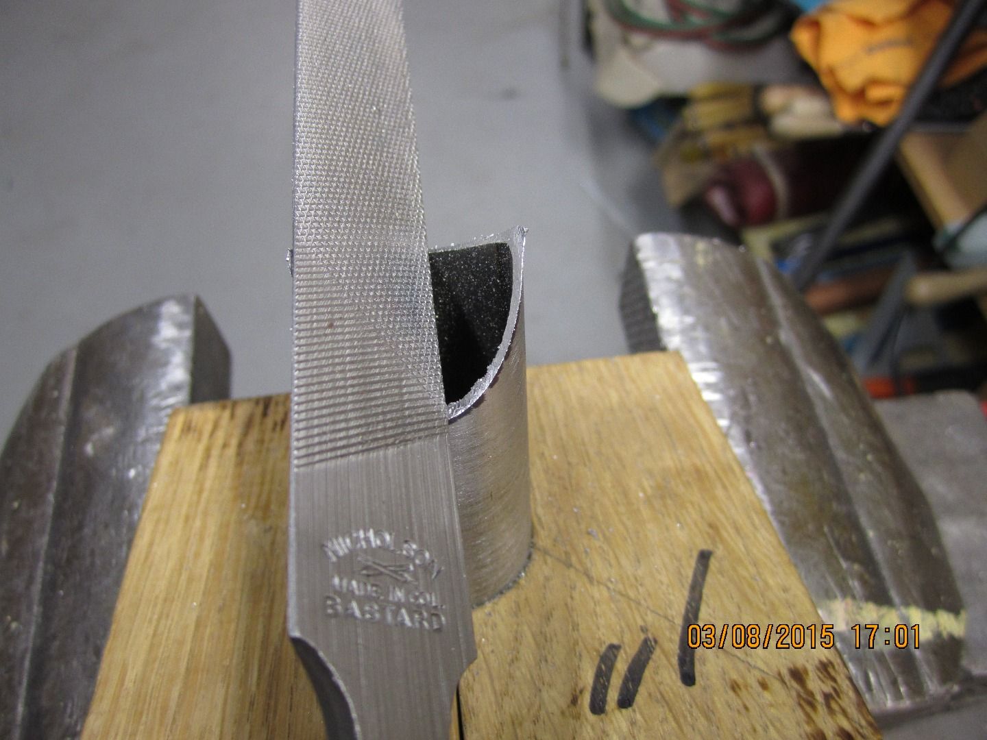 How to Miter (Cope) a Round Tube by Hand : 7 Steps (with Pictures ...