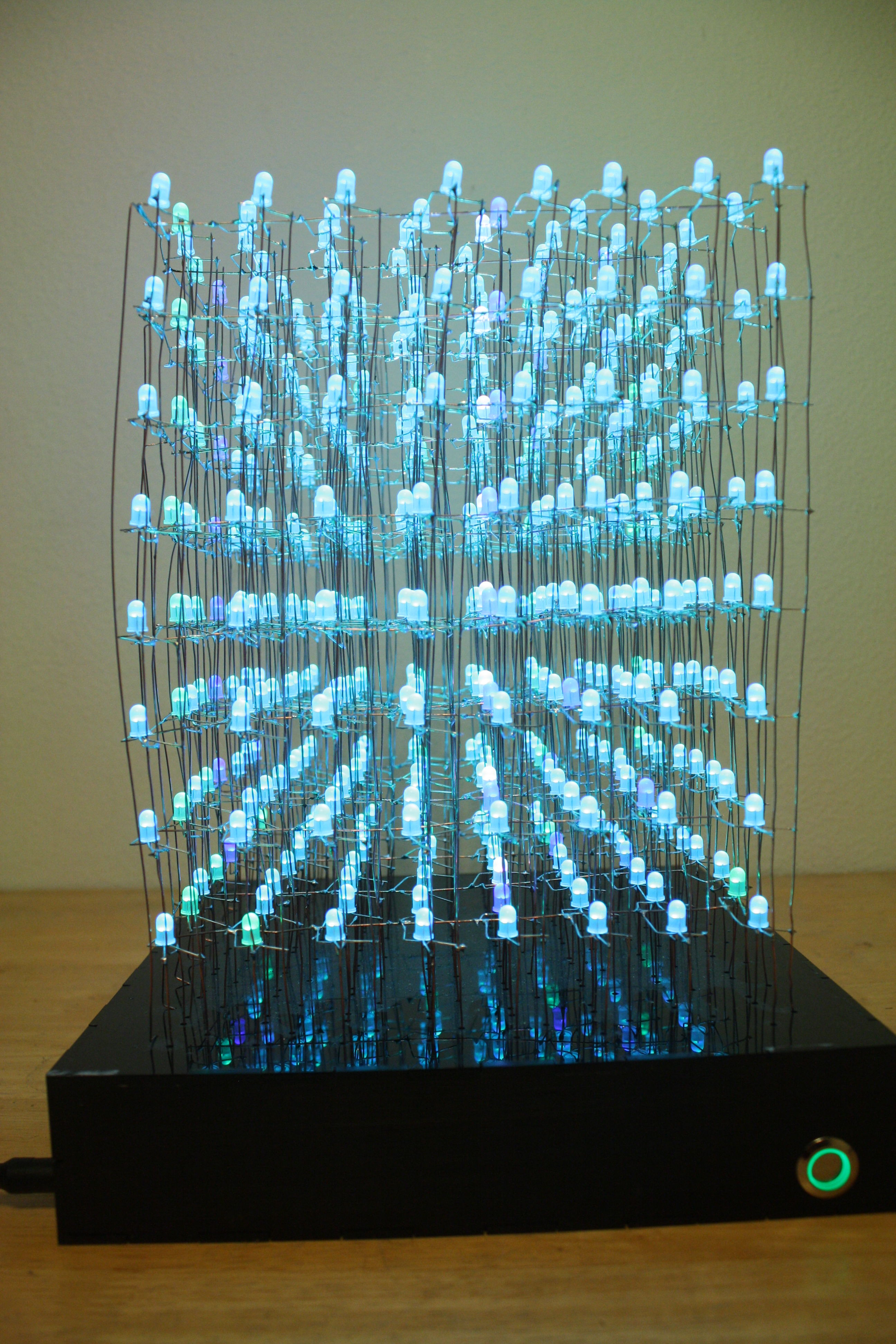 RGB 8x8x8 LED Cube : 9 Steps (with Pictures) - Instructables