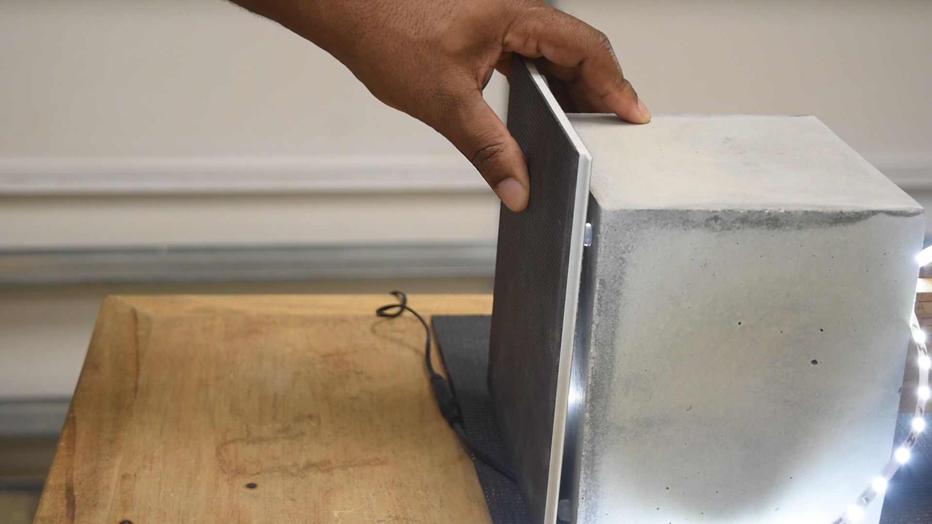 DIY Concrete and Wood LED Floor LAMP : 6 Steps (with Pictures ...