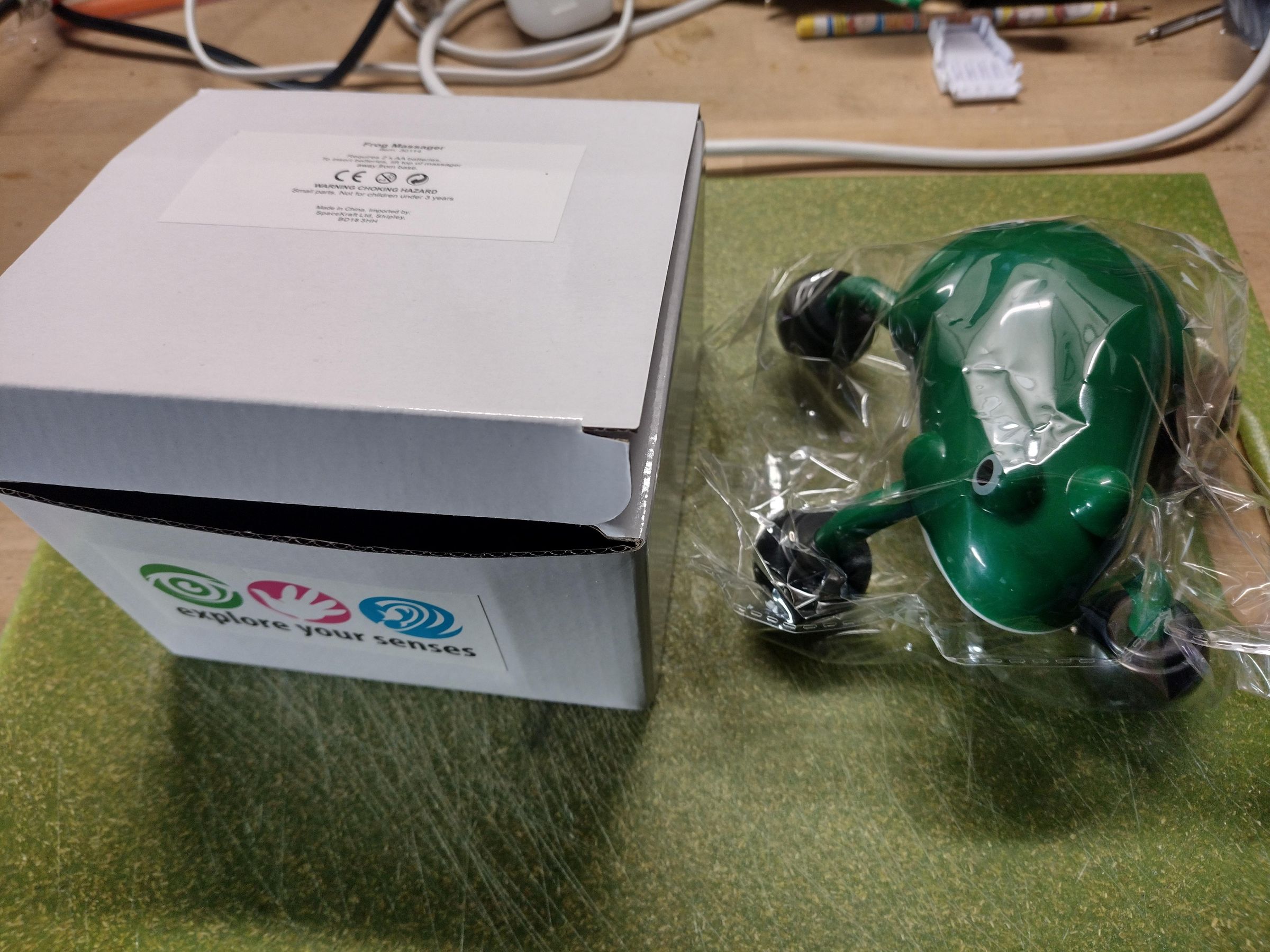 Adding a 3.5mm Jack Port to a Frog Massager : 5 Steps - Instructables