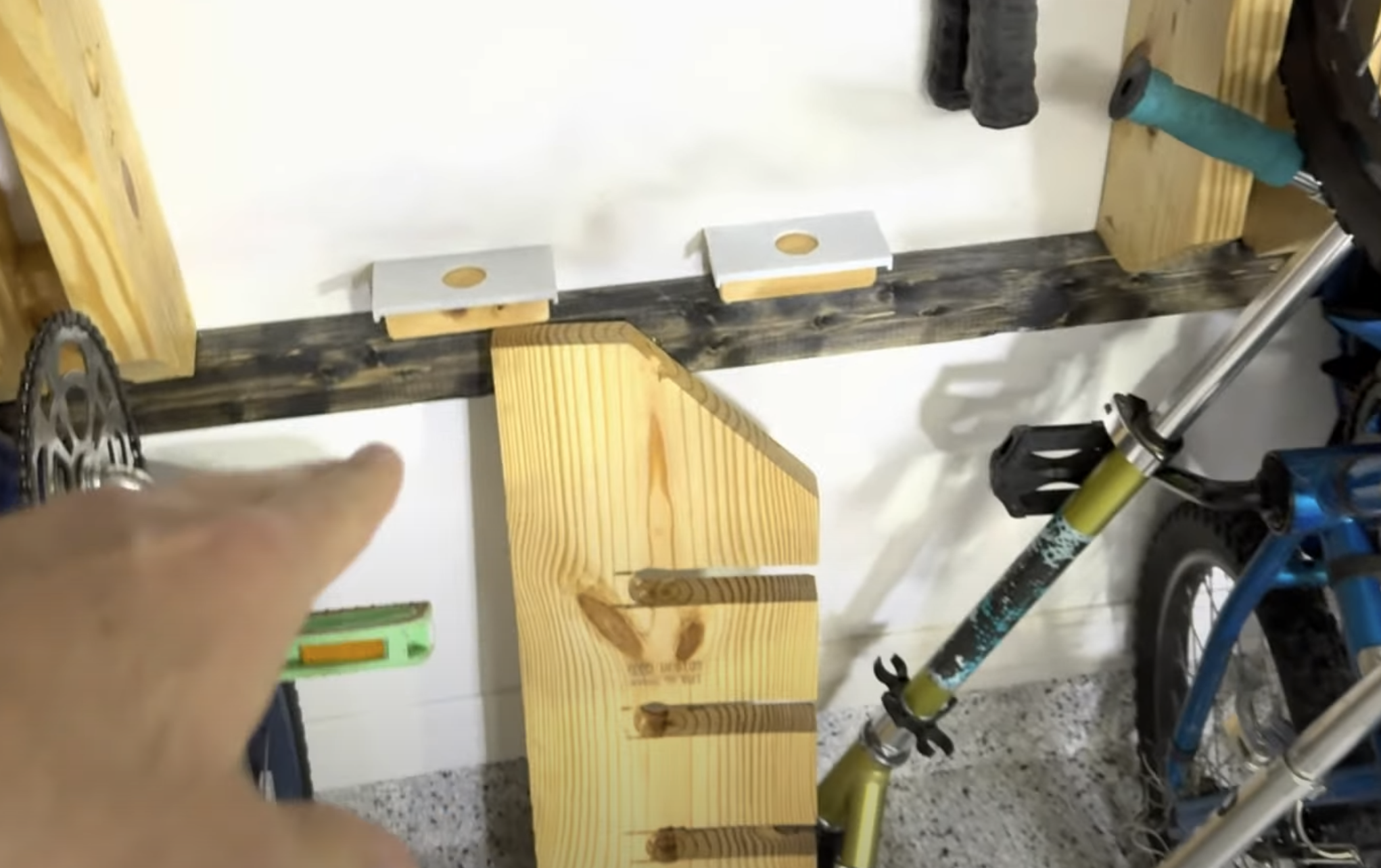 Garage Wall Storage Rack for Multiple Bikes, Scooters, and Assorted ...