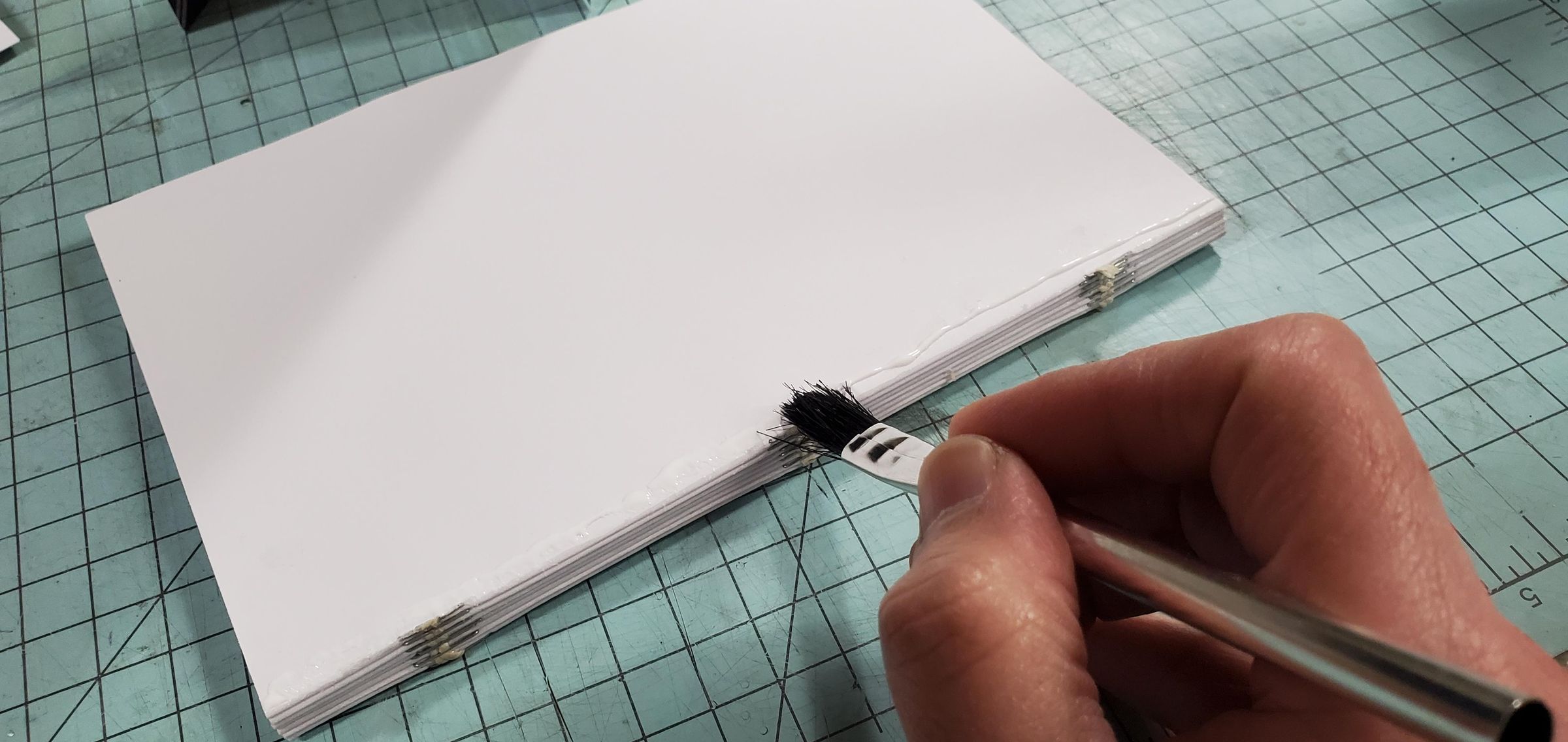 No Sew Book Binding - Easier Way to Make a Sketch Book? : 21 Steps ...
