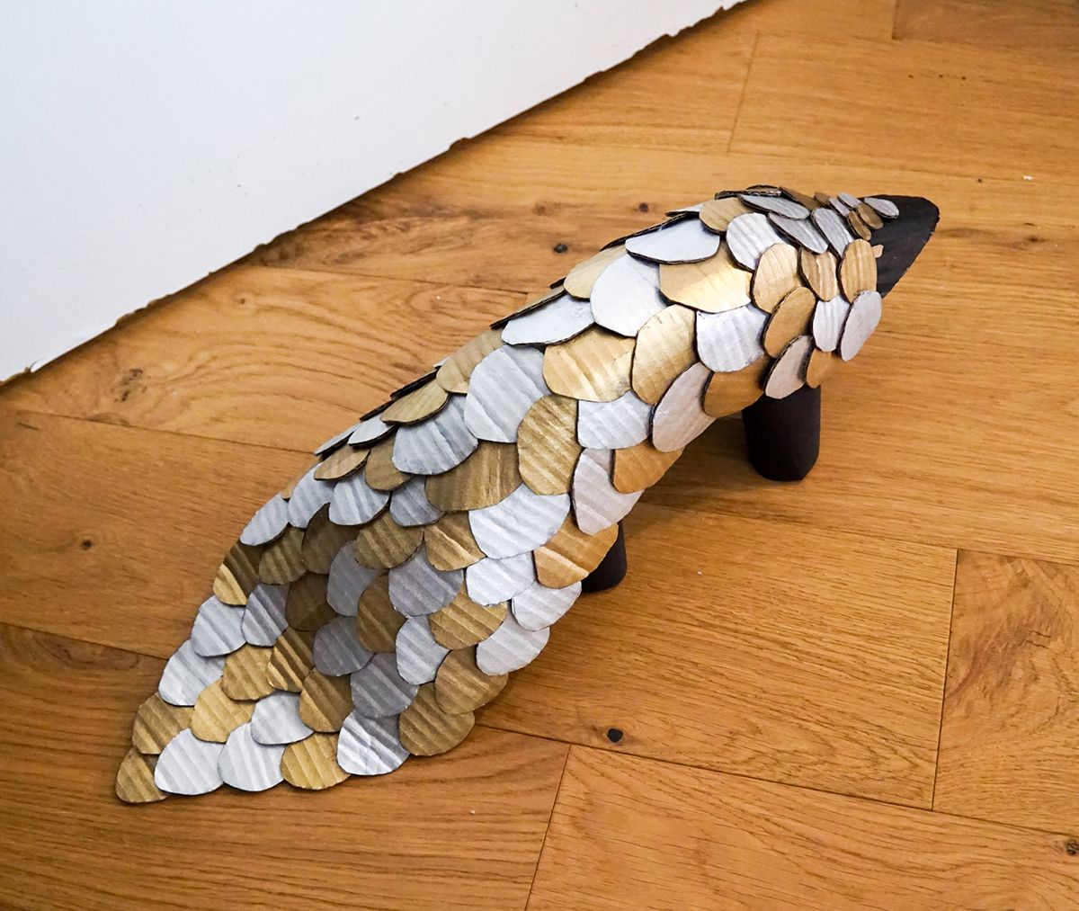 DIY Cardboard Pangolin | Sculpt an Armoured Animal With Recycled Card ...