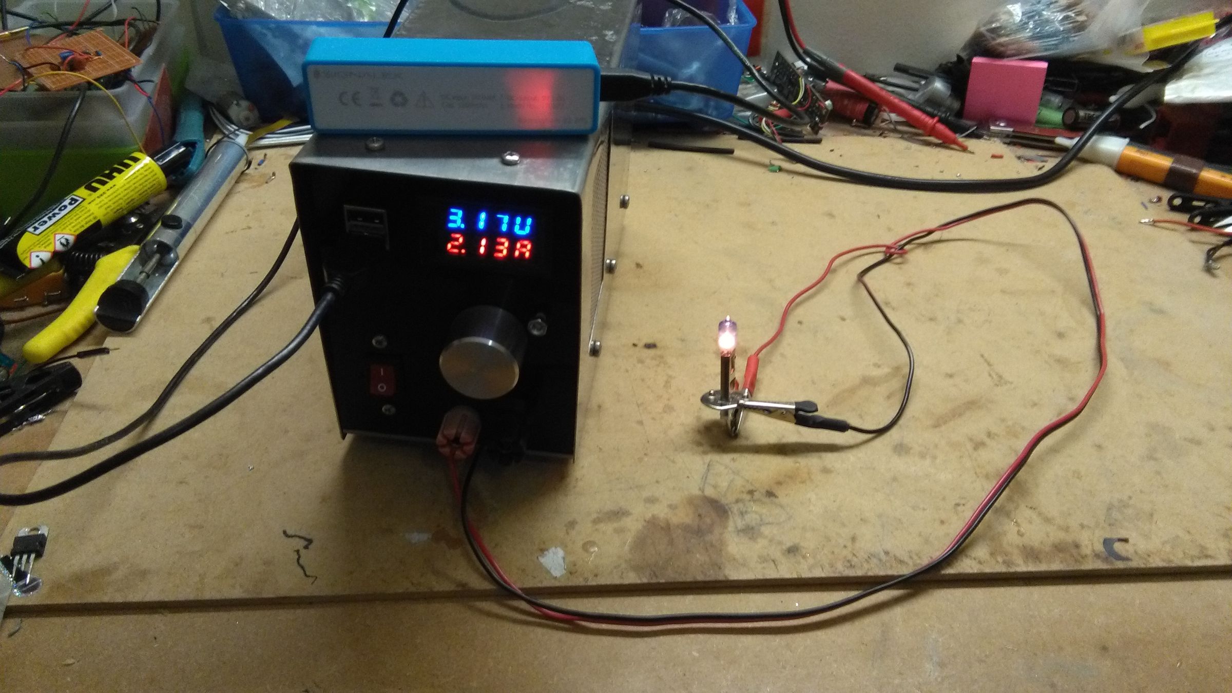 DIY Adjustable Bench Power Supply Build : 4 Steps (with Pictures ...