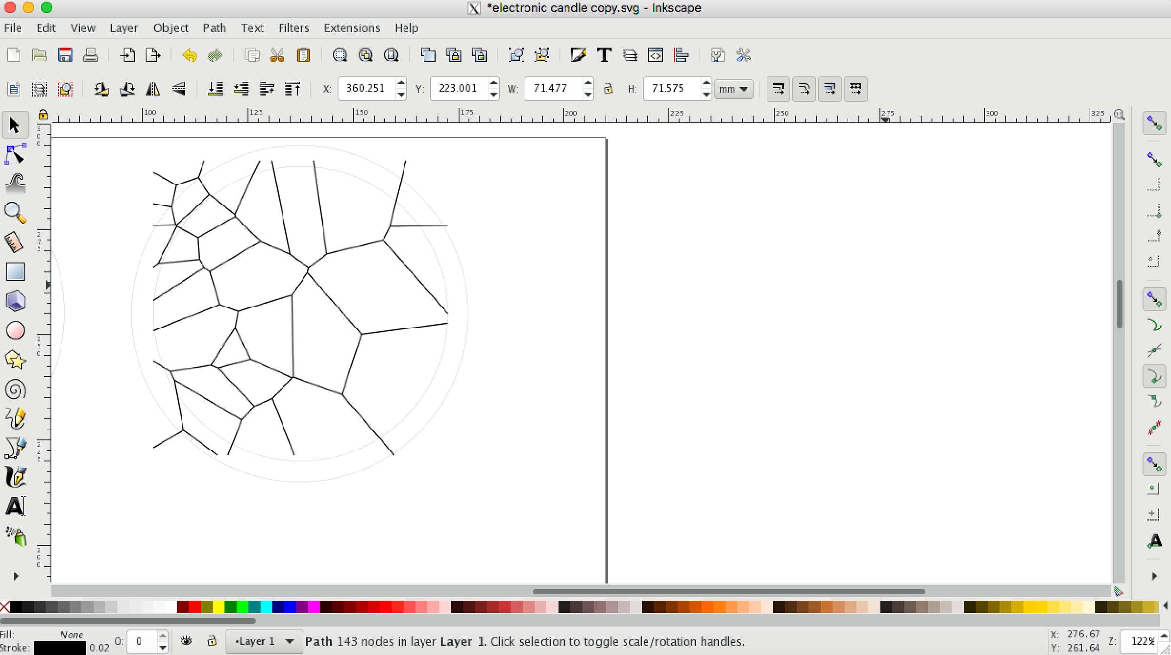 Flower and Voronoi Coaster : 6 Steps (with Pictures) - Instructables