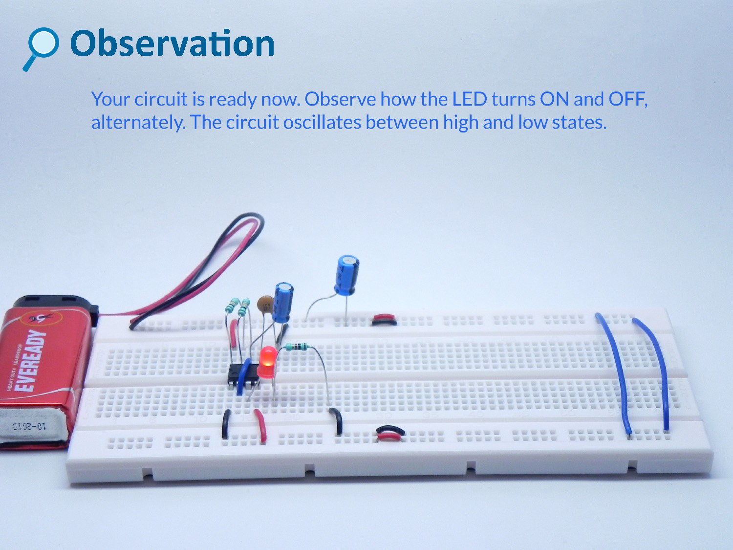 Astable Multivibrator (Oscillator) Using a 555 Timer IC : 43 Steps - Instructables