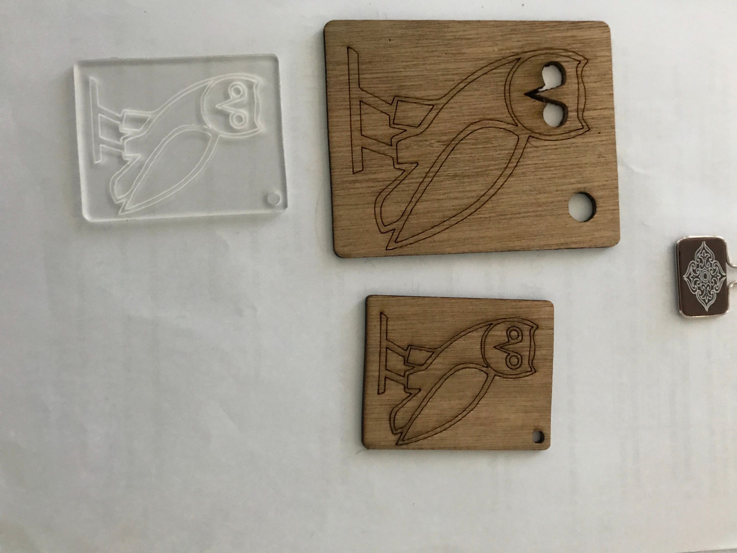 How to Make a Laser Cut Keychain Pendant by Abigail Nair : 8 Steps ...